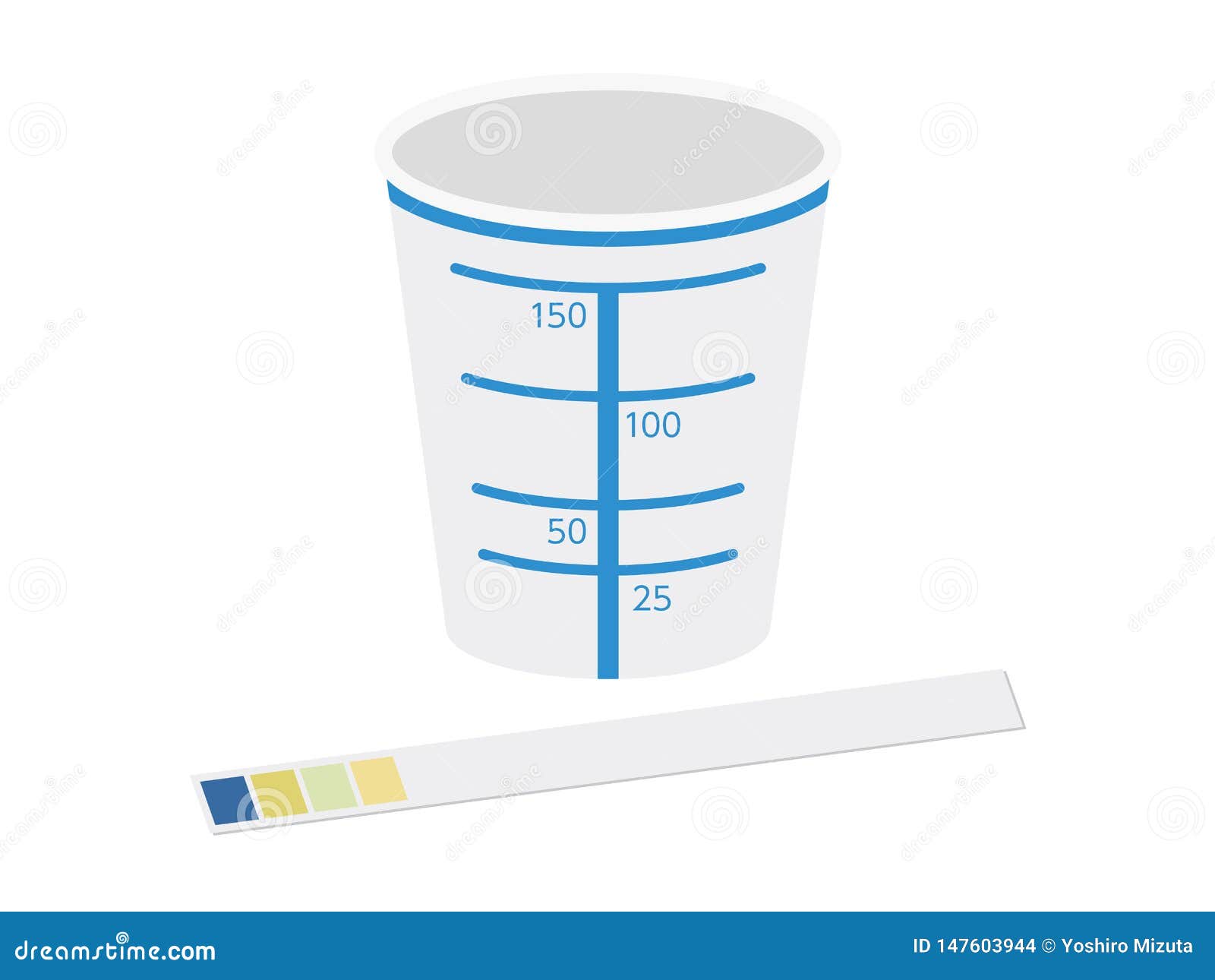 Urine samples for analysis stock vector. Illustration of container ...