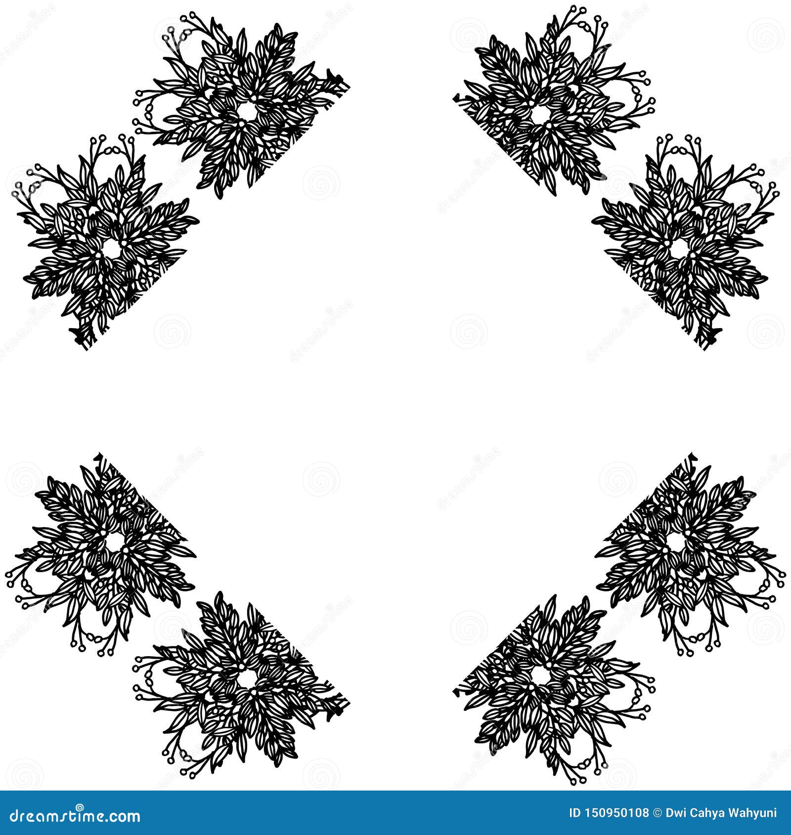 Vector Illustration Ornate of Invitation Card with Design Beautiful ...