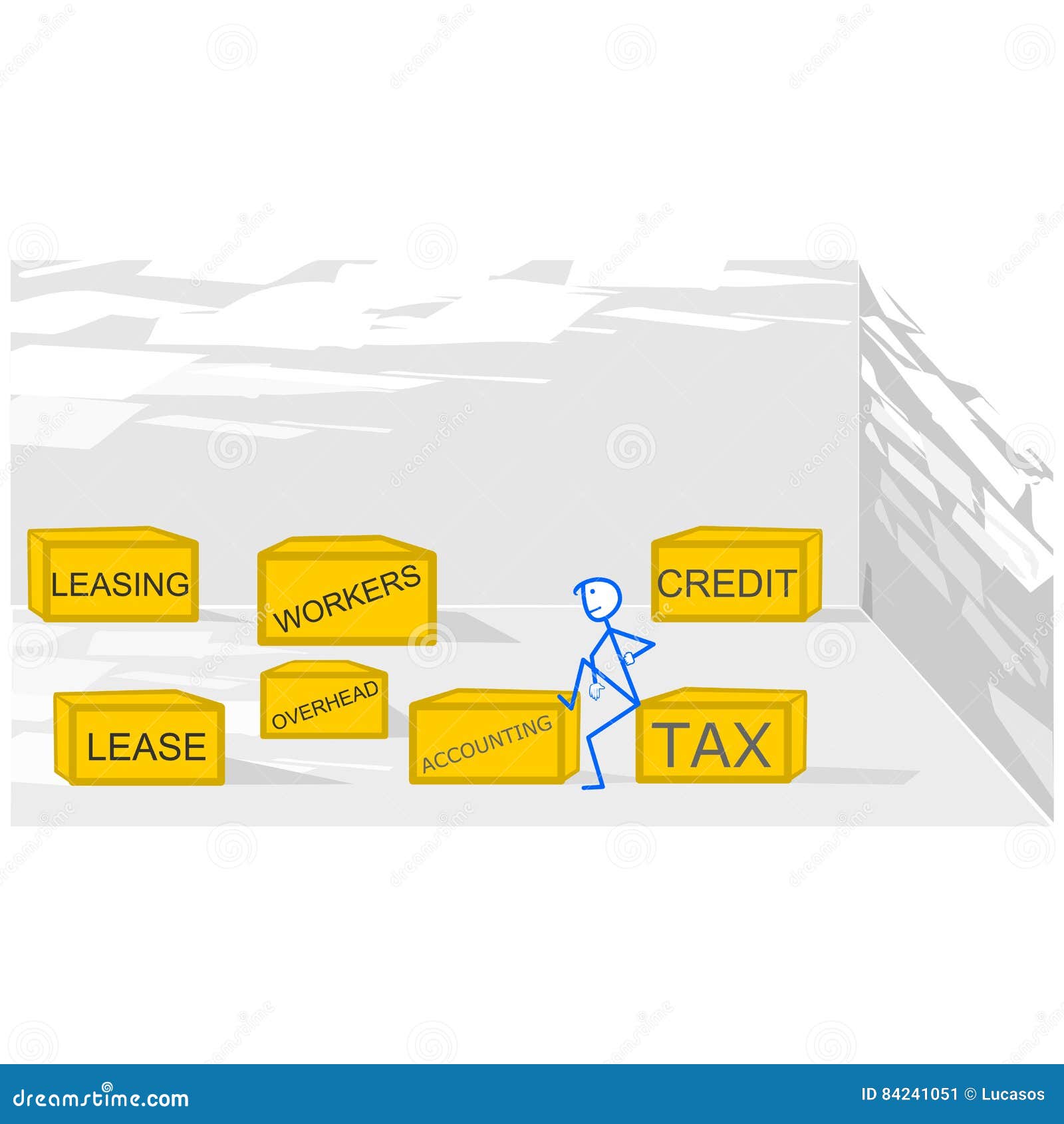 Vector Illustration of Overhead Stock Vector - Illustration of ...