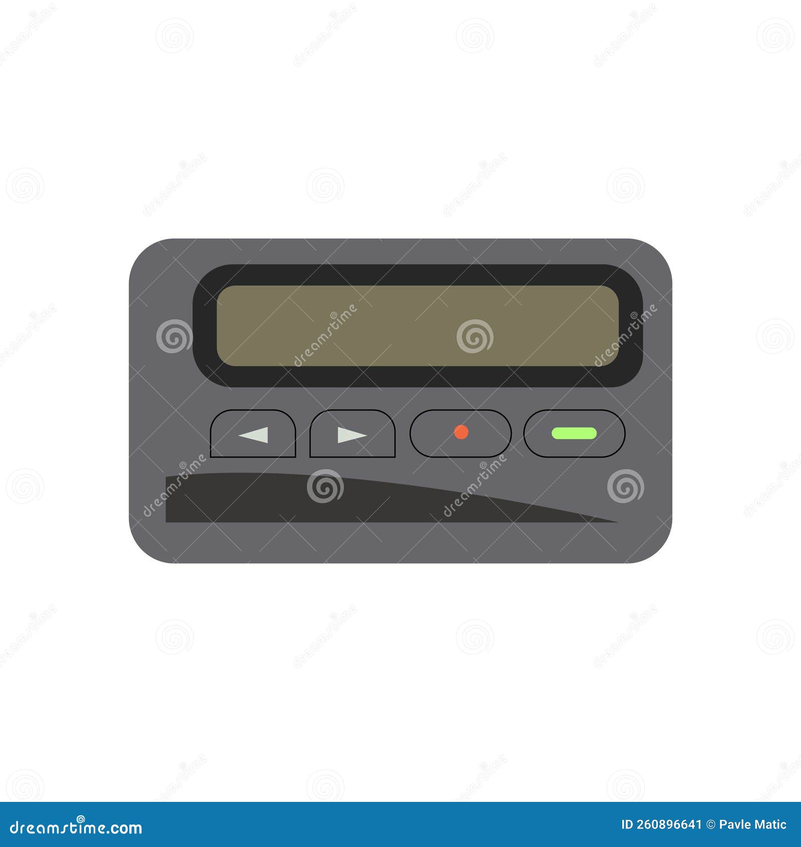 Pager Icon Sign Symbol Isolated on White Background Stock Vector ...