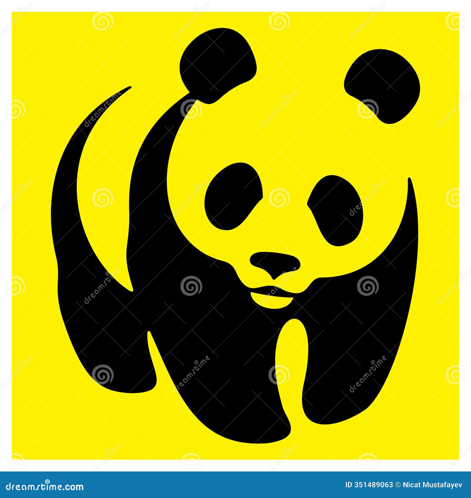 Illustration Of Red Panda Standing On Hind Legs, Holding Out Paw In ...