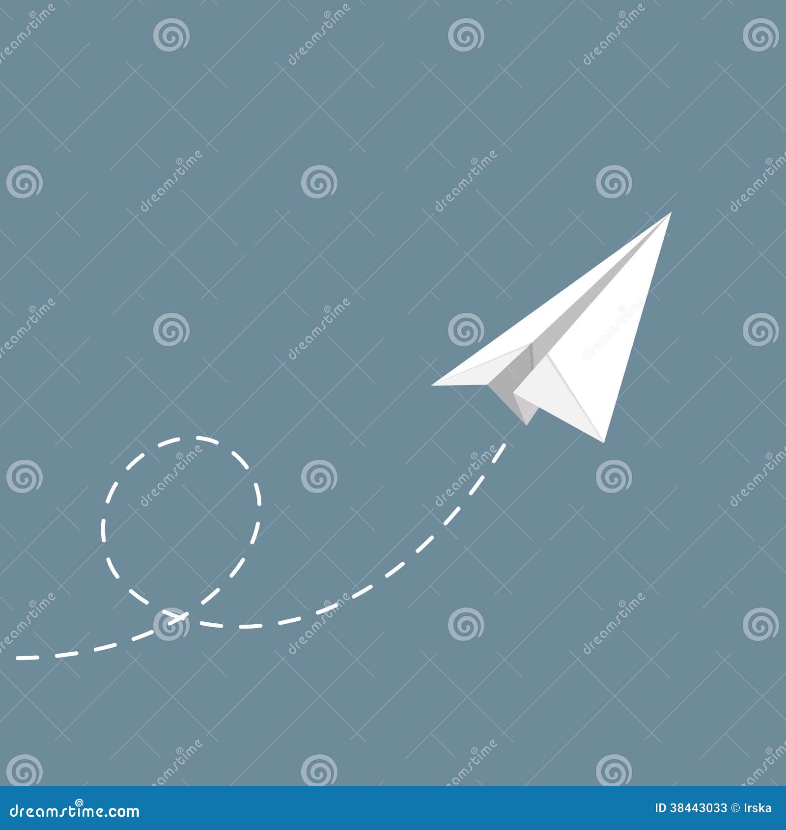 Paper Plane, Airplane Logo Design Vector Illustration | CartoonDealer ...