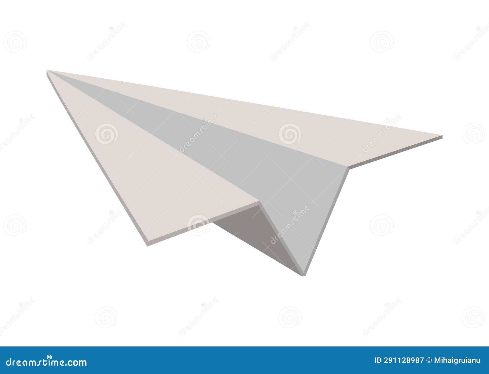 Vector Illustration of Paper Plane in Flat Style Stock Vector ...