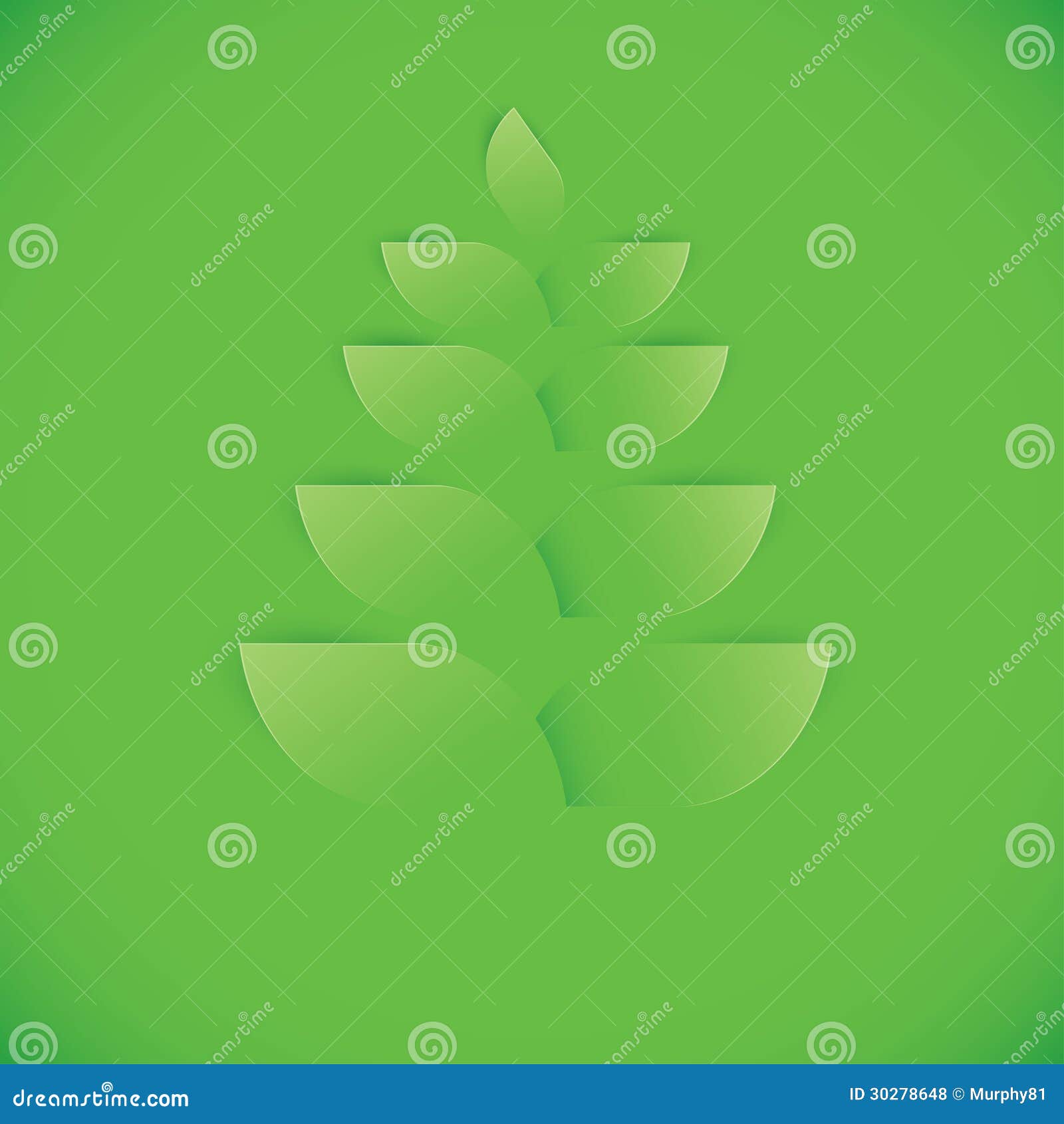 Paper tree stock vector. Illustration of paper, present - 30278648