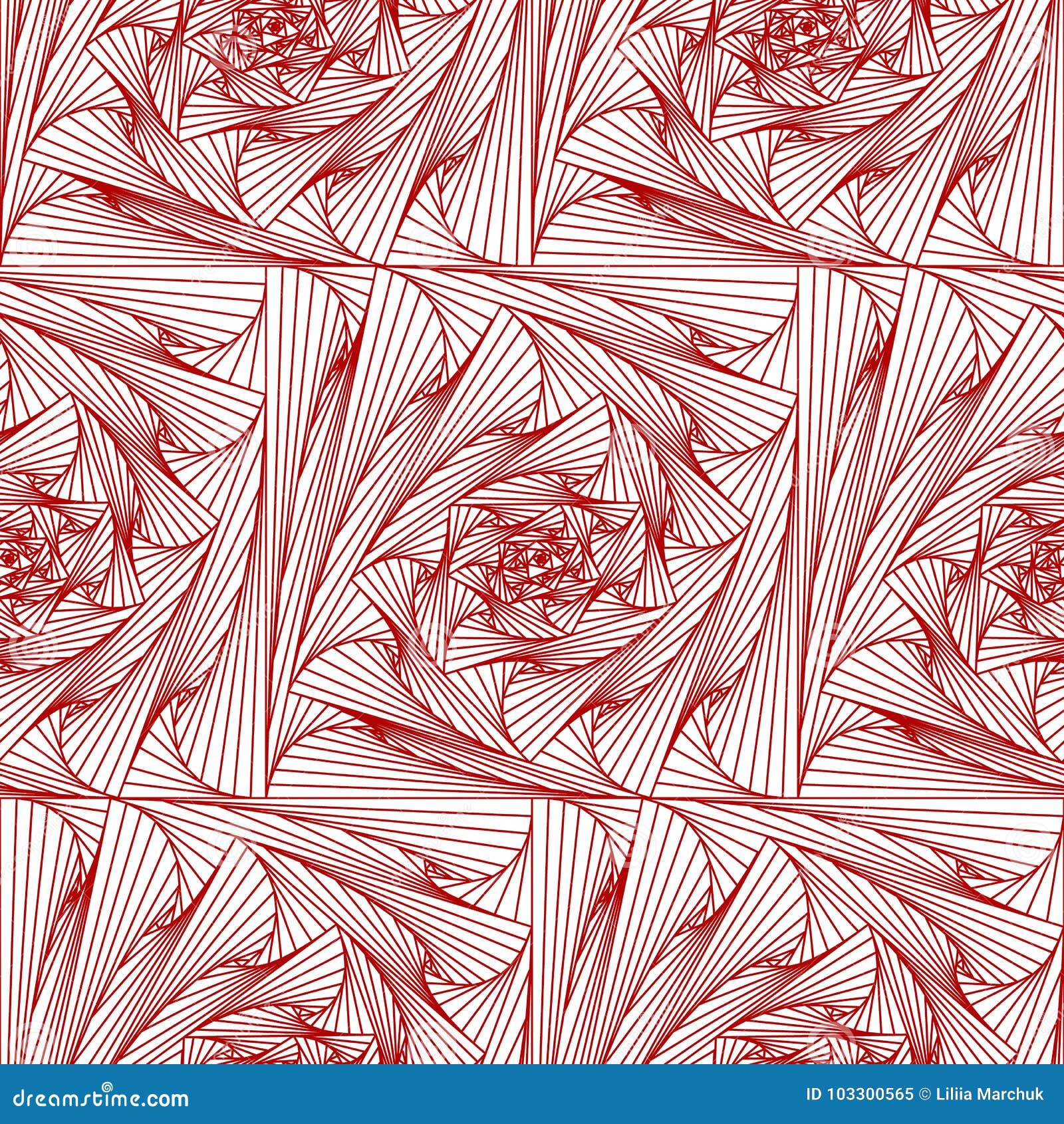 Seamless Knots of Paradox in Paradox View of Roses in Red Color. the ...