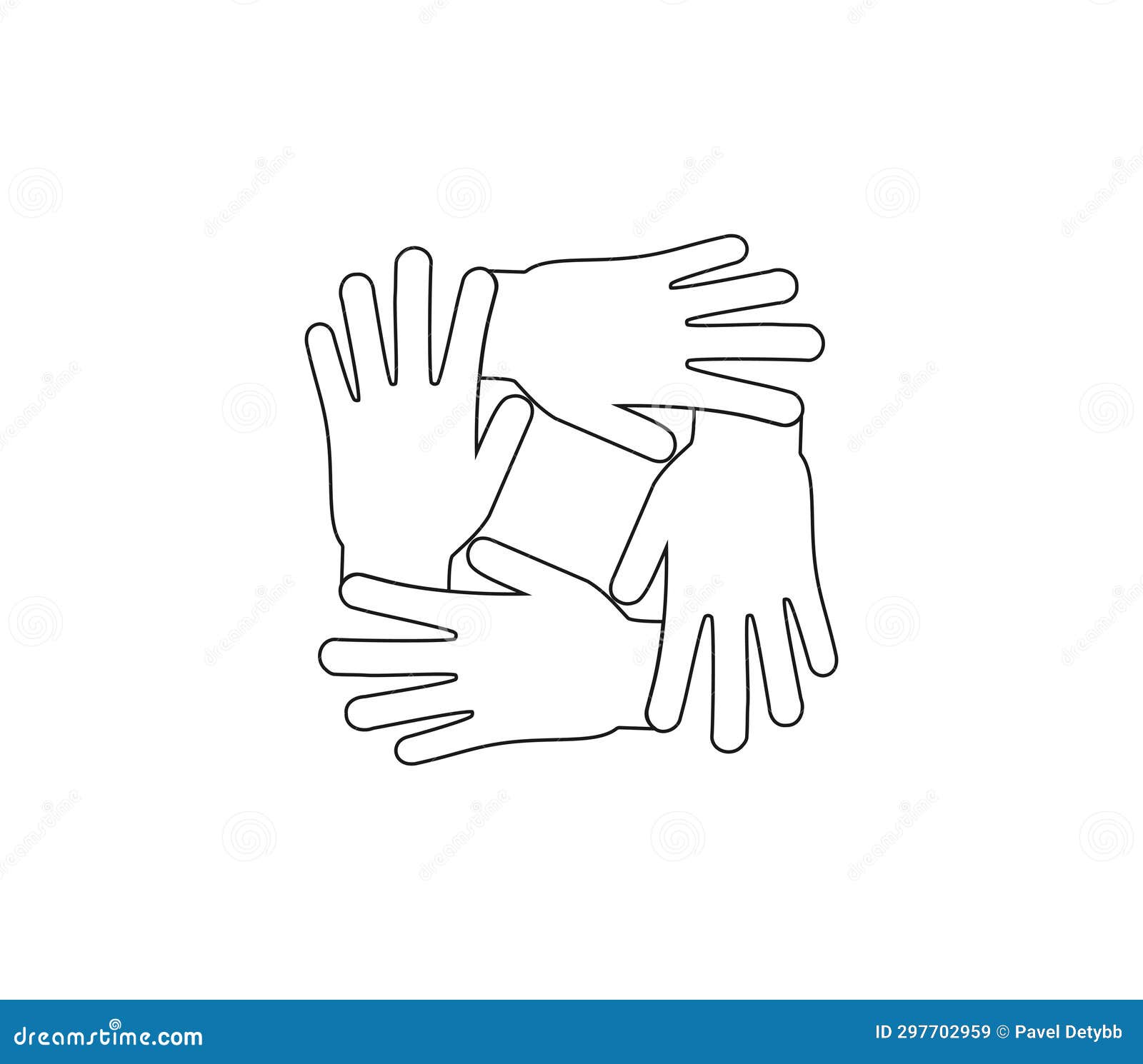Partnership, Shake Hands, Together Icon. Vector Illustration. Stock ...