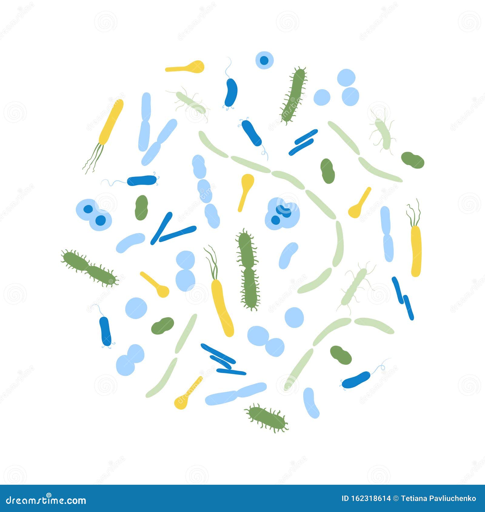 Vector Illustration of Pathogenic Bacteria Stock Vector - Illustration ...