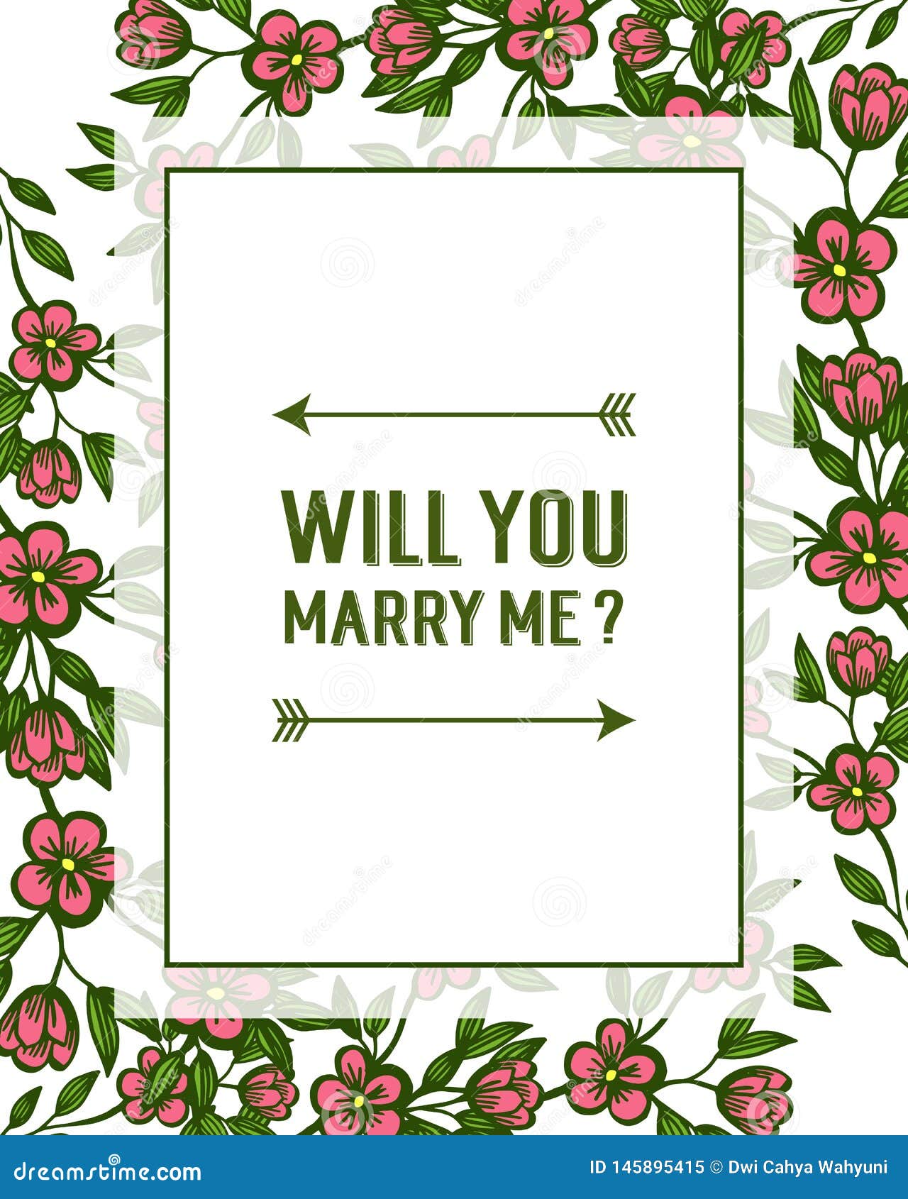 Vector Illustration Pattern Art Leaf Floral Frame for Template Will You ...