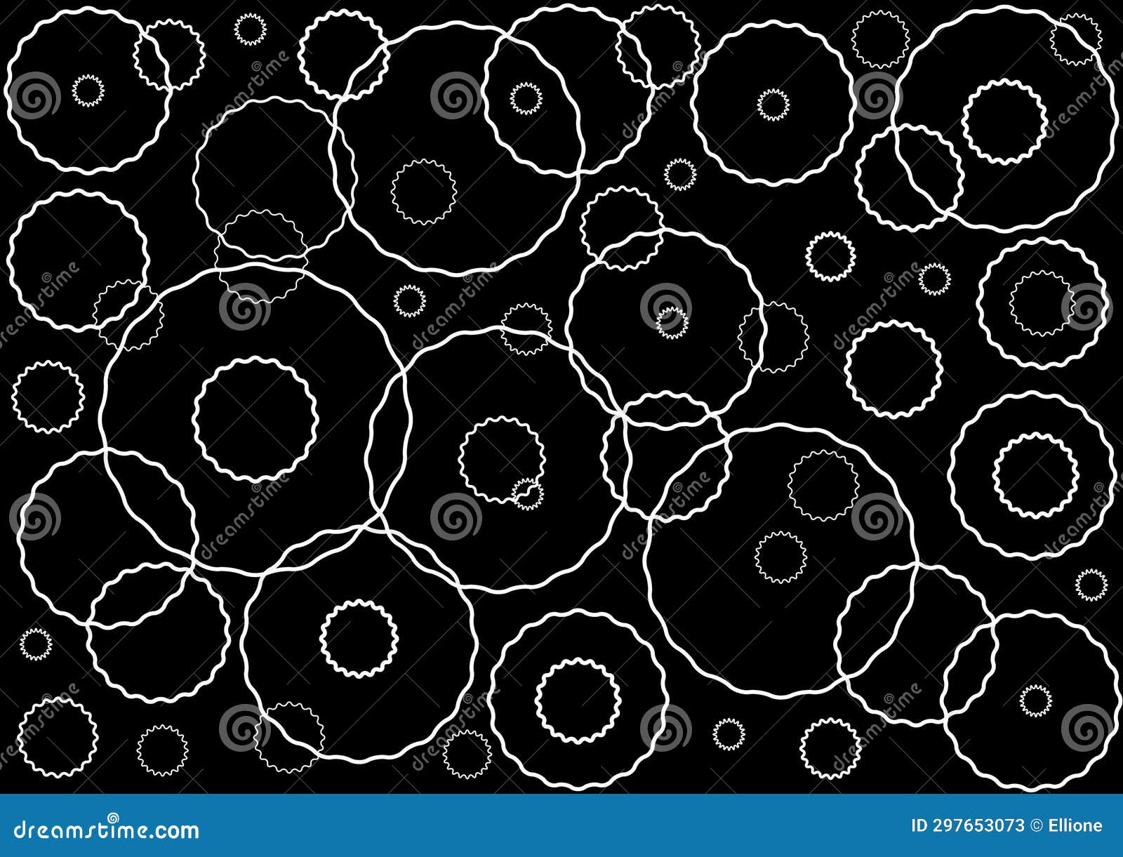 Vector Illustration White Pattern for Website Design. Stock ...