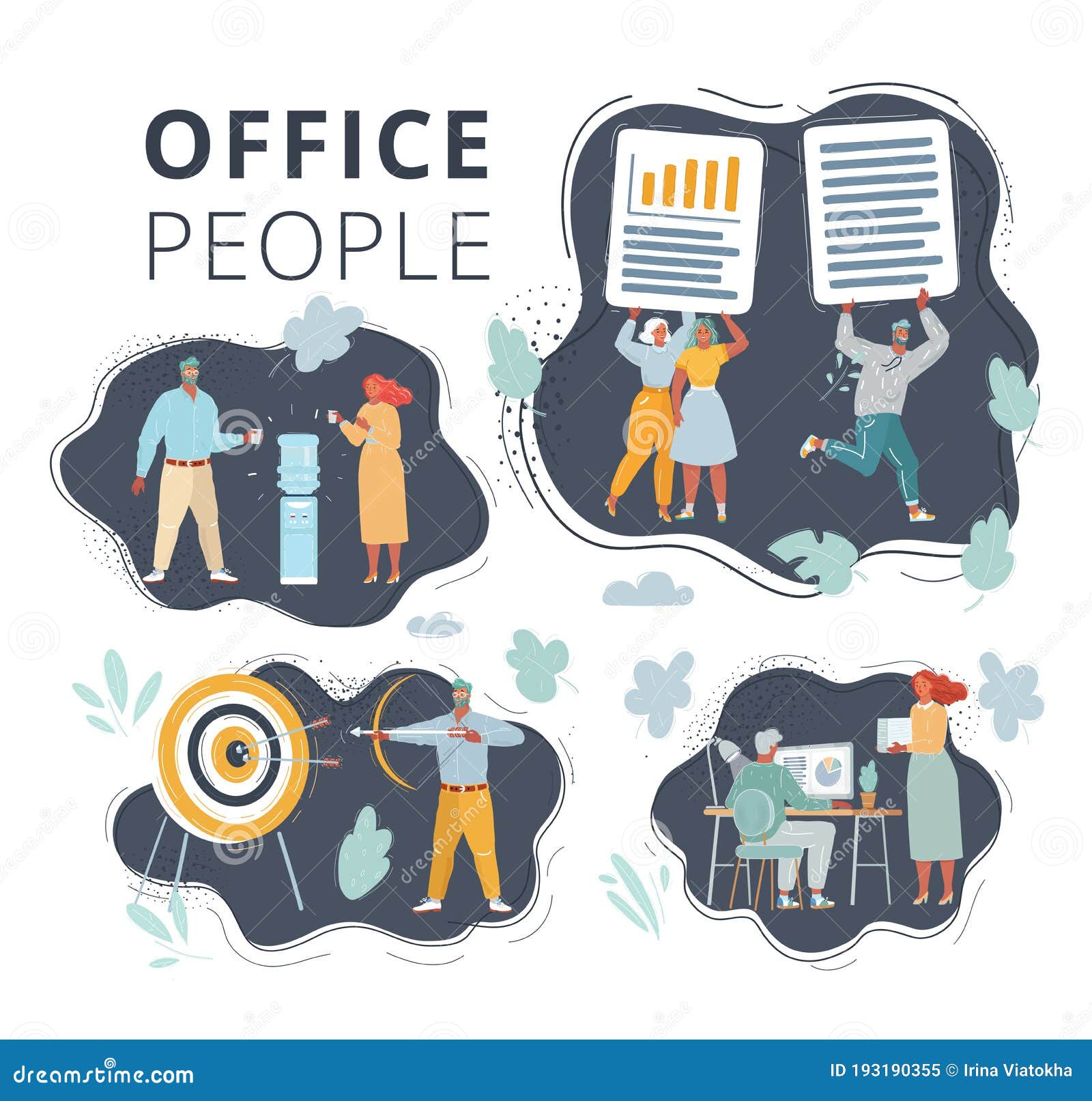 Workspaces Cartoons, Illustrations & Vector Stock Images - 1094 ...