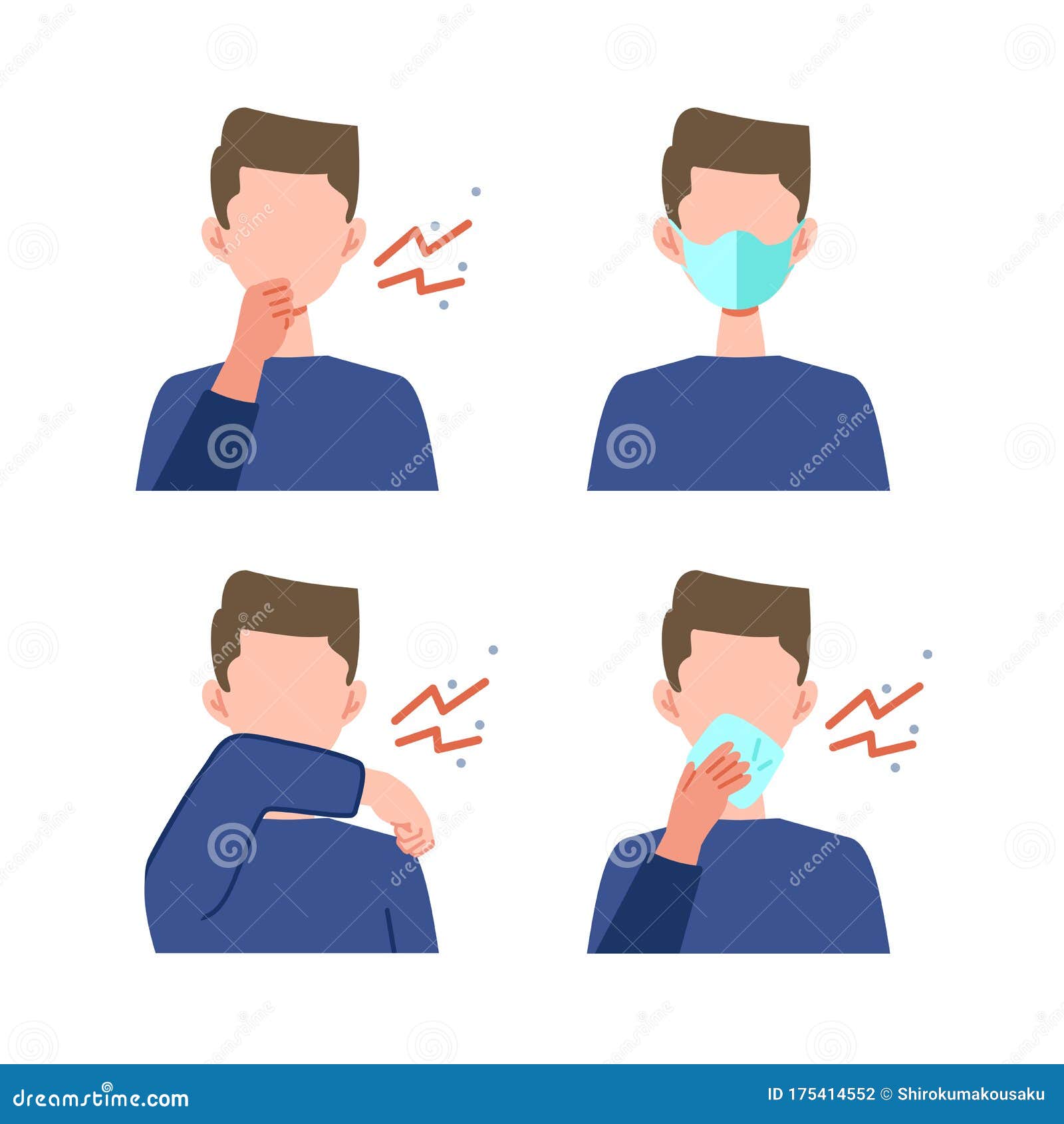 Vector Illustration of People Infected with the Virus Stock Vector ...