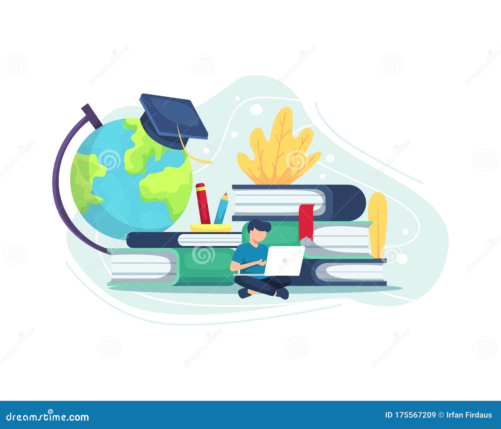 Vector Illustration People Planning for Education Stock Vector ...
