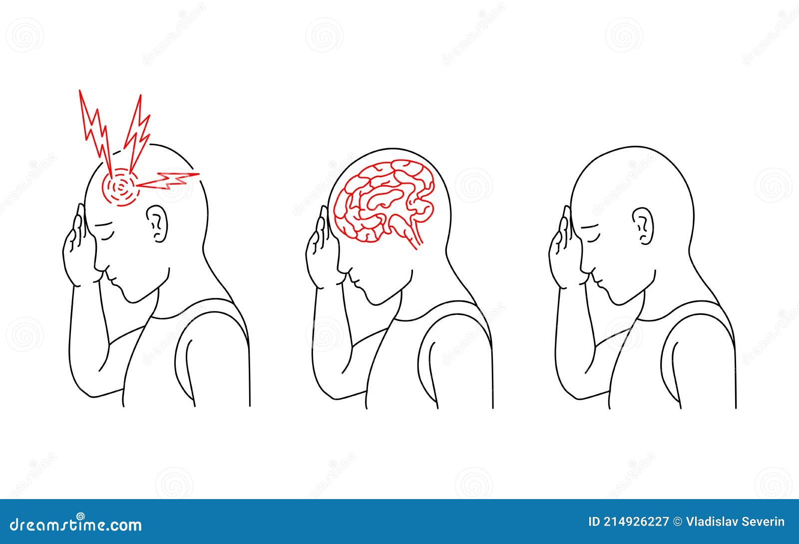 Person Experiencing Hands Swelling And Inflammation Symptom Cartoon ...