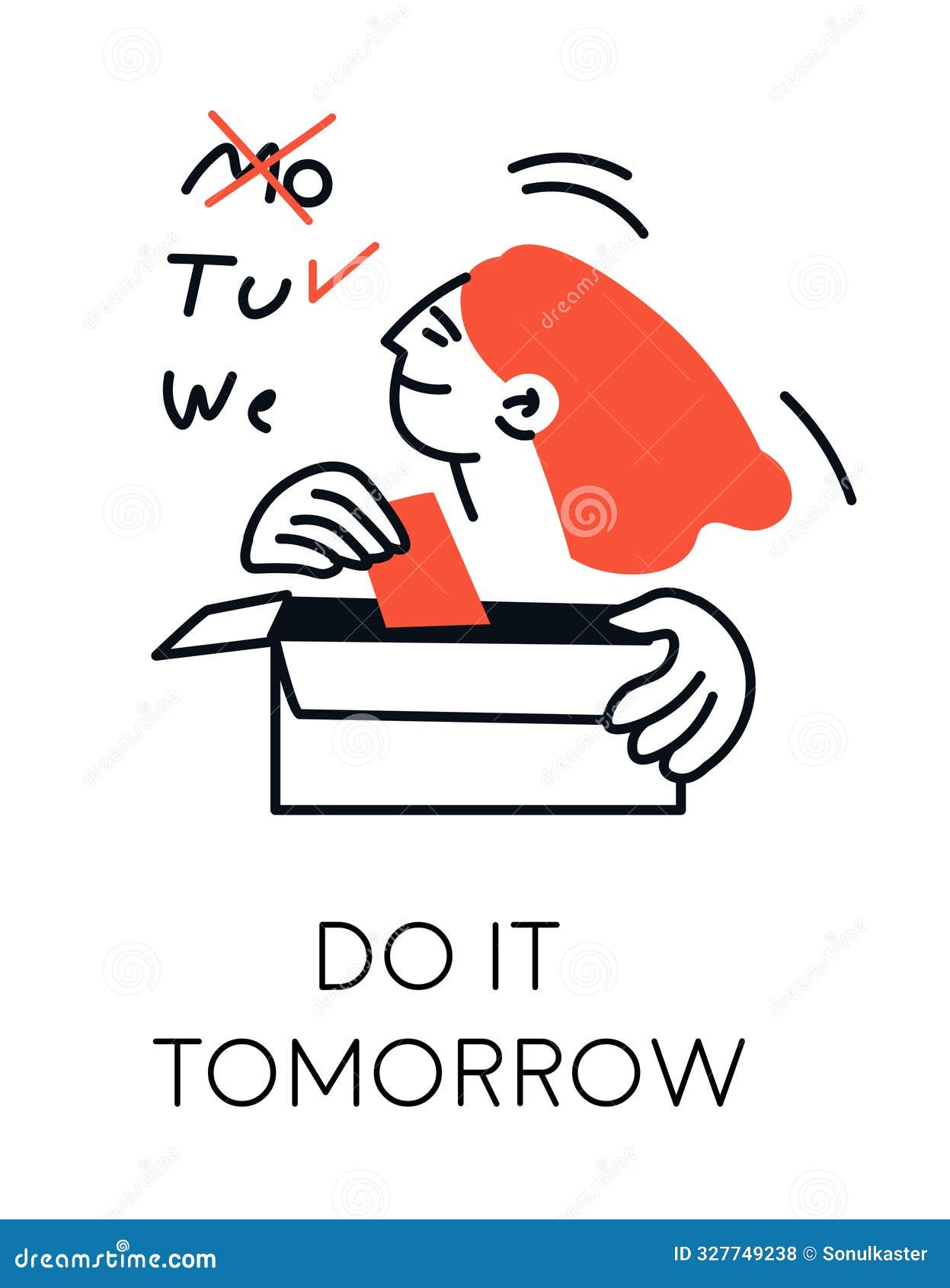 Vector Illustration of a Person Stock Vector - Illustration of ...