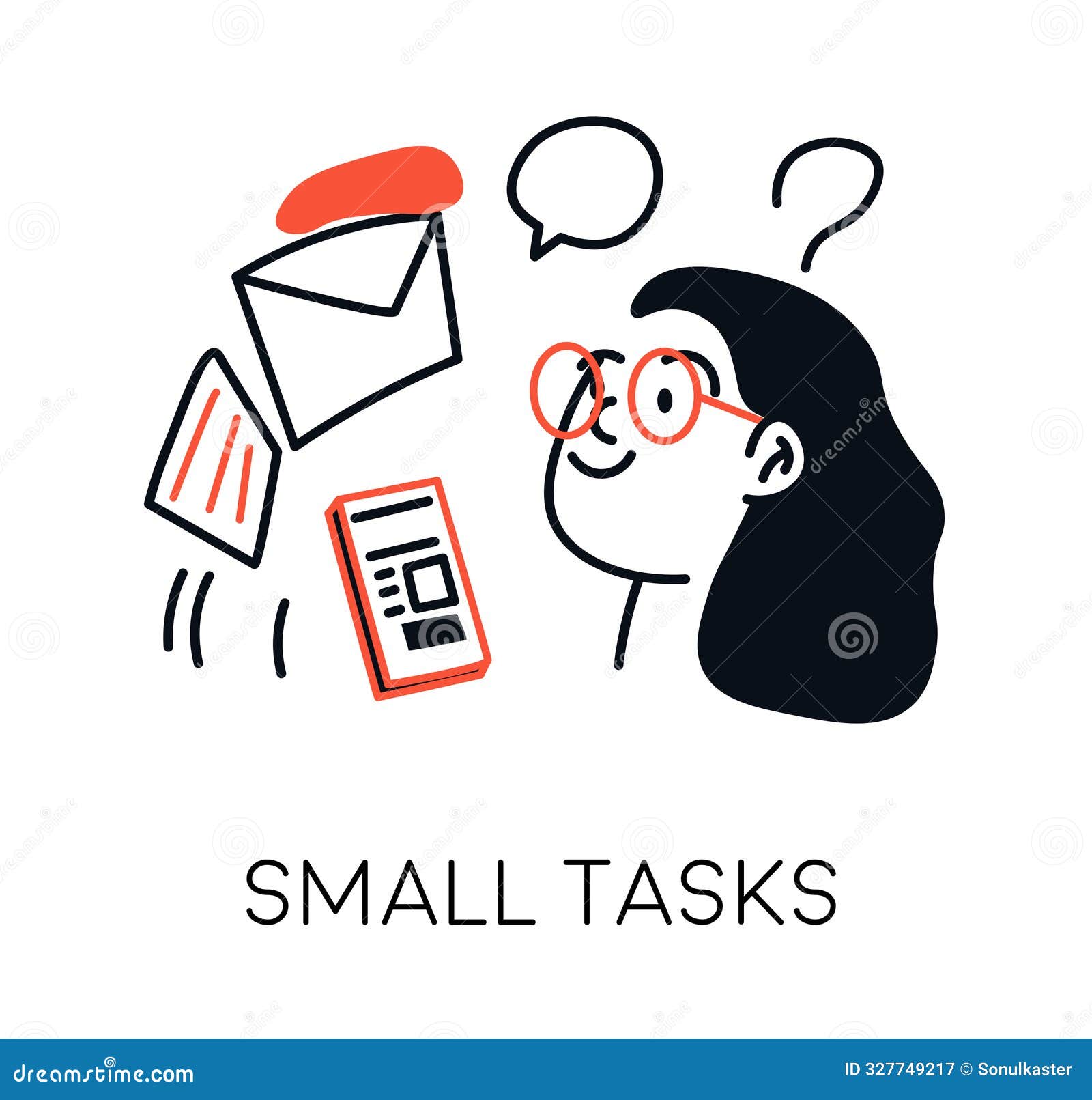 Vector Illustration of a Person Stock Vector - Illustration of ...