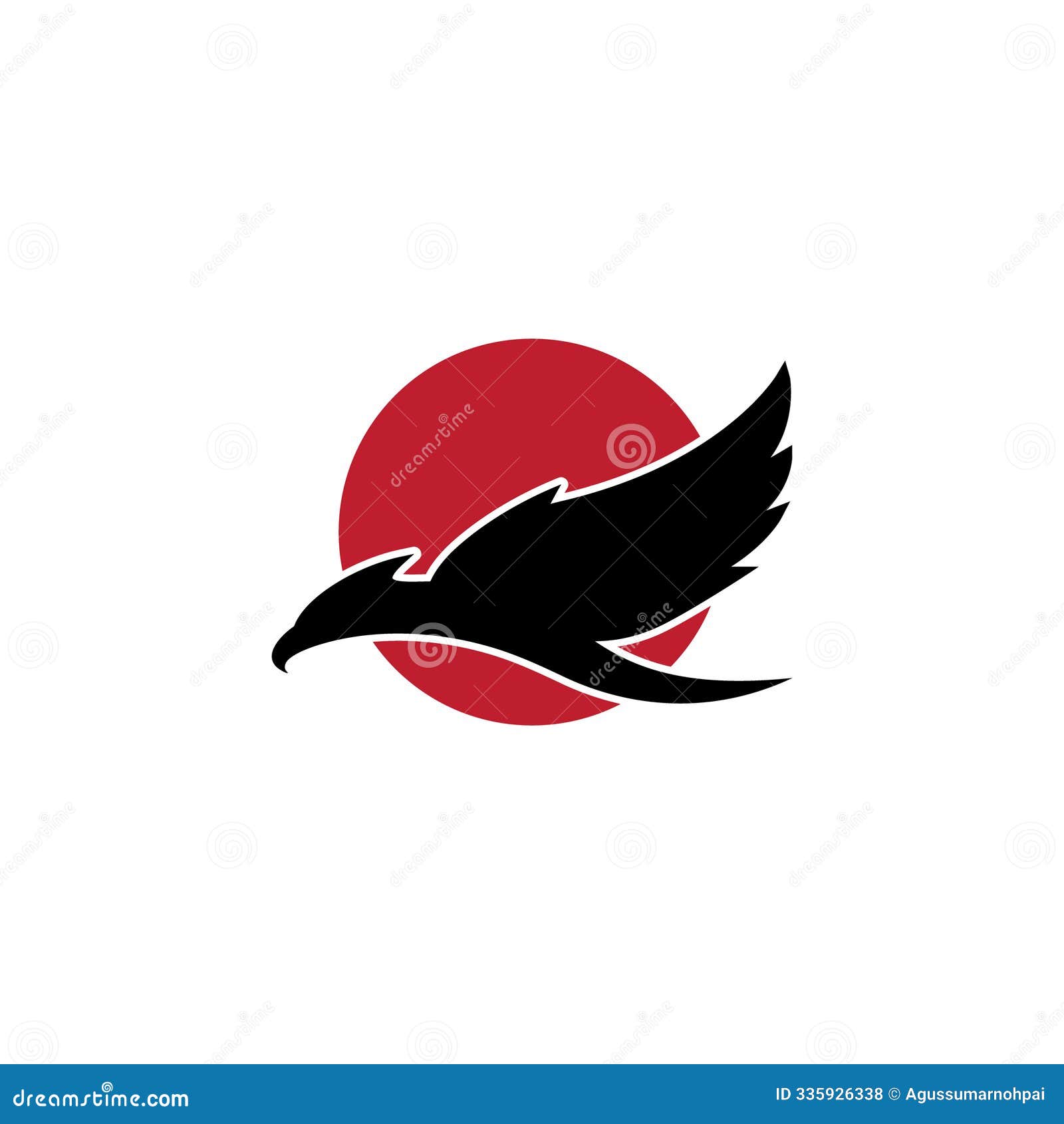 Vector Illustration of a Phoenix for an Icon, Symbol or Logo Stock ...