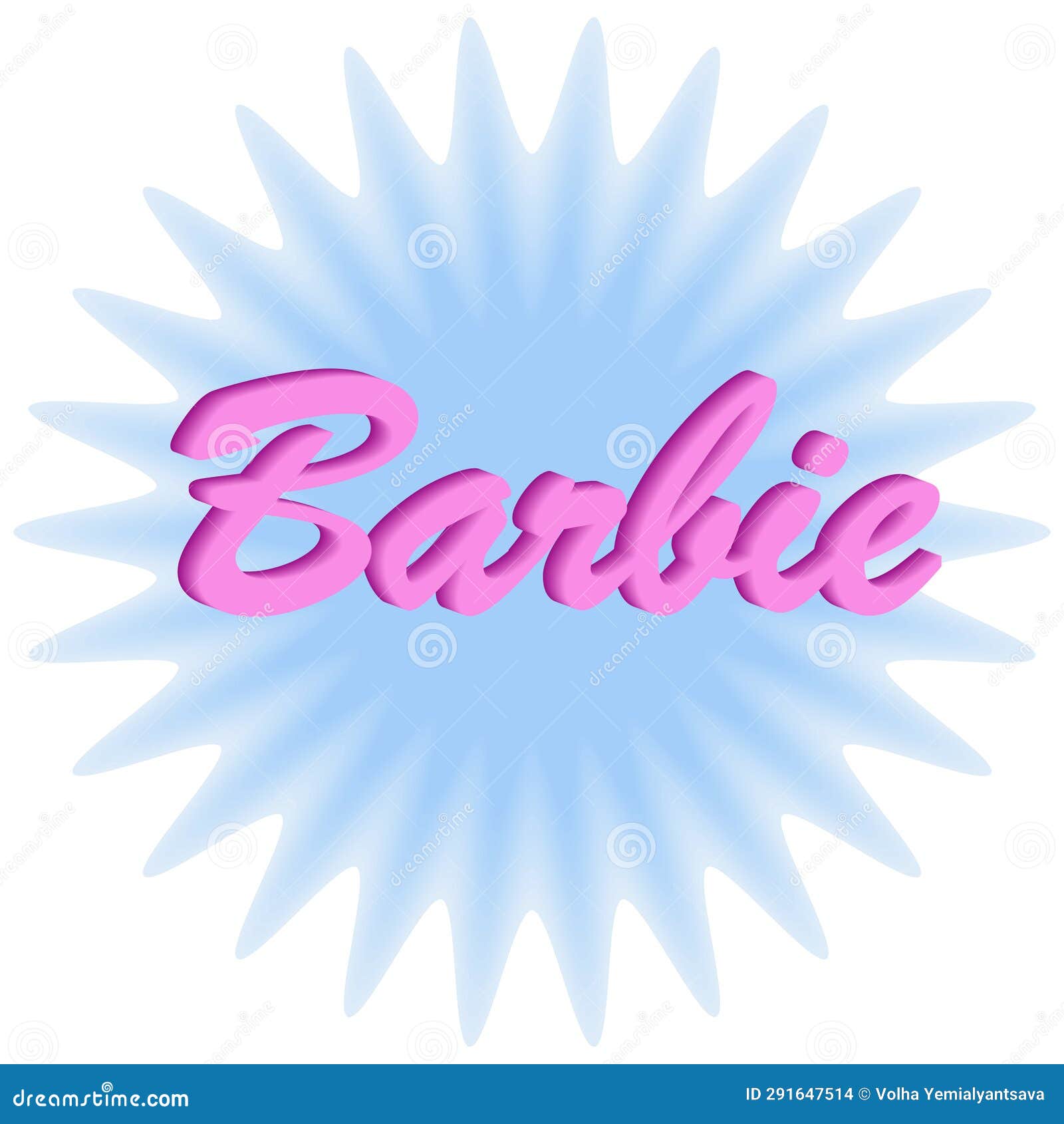 Barbie Text Effect Design Vector | CartoonDealer.com #194803533