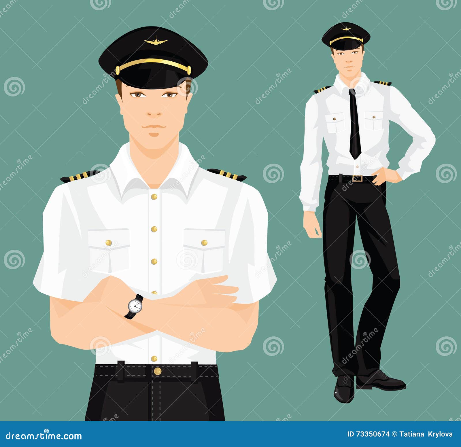Pilot Formal Clothes Stock Illustrations – 24 Pilot Formal Clothes ...