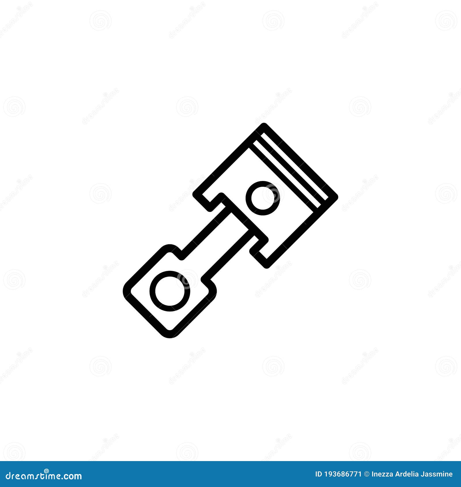 Piston Icon Vector Design Template Stock Vector - Illustration of ...
