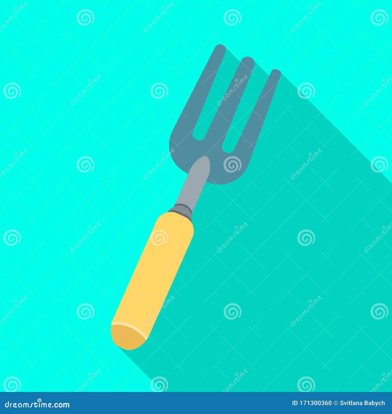 Vector Illustration of Pitchfork and Fork Symbol. Graphic of Pitchfork ...