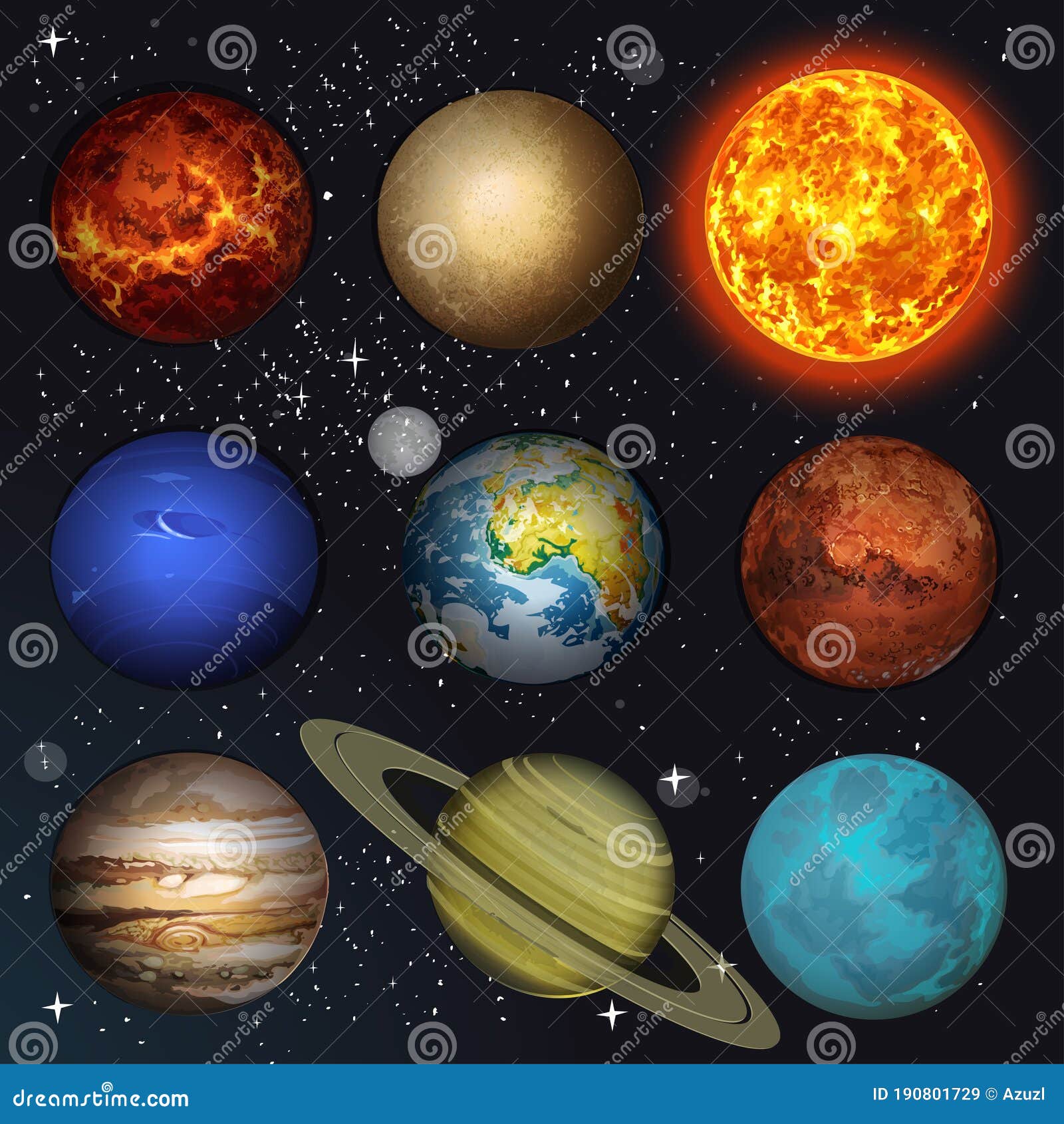 Planets Circling The Sun