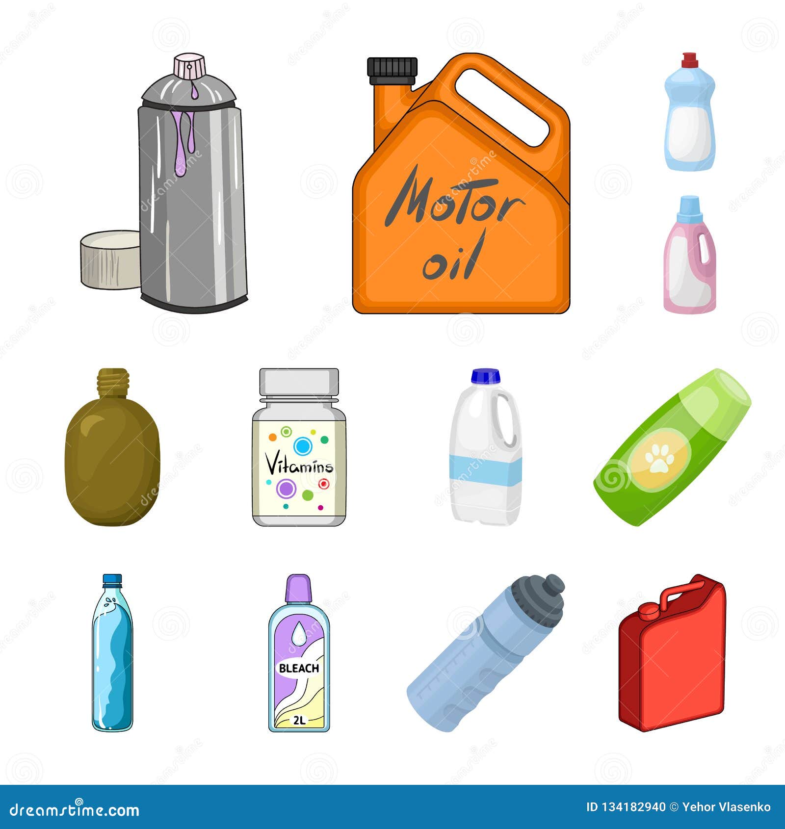 Vector Design of Plastic and Container Logo. Collection of Plastic and ...