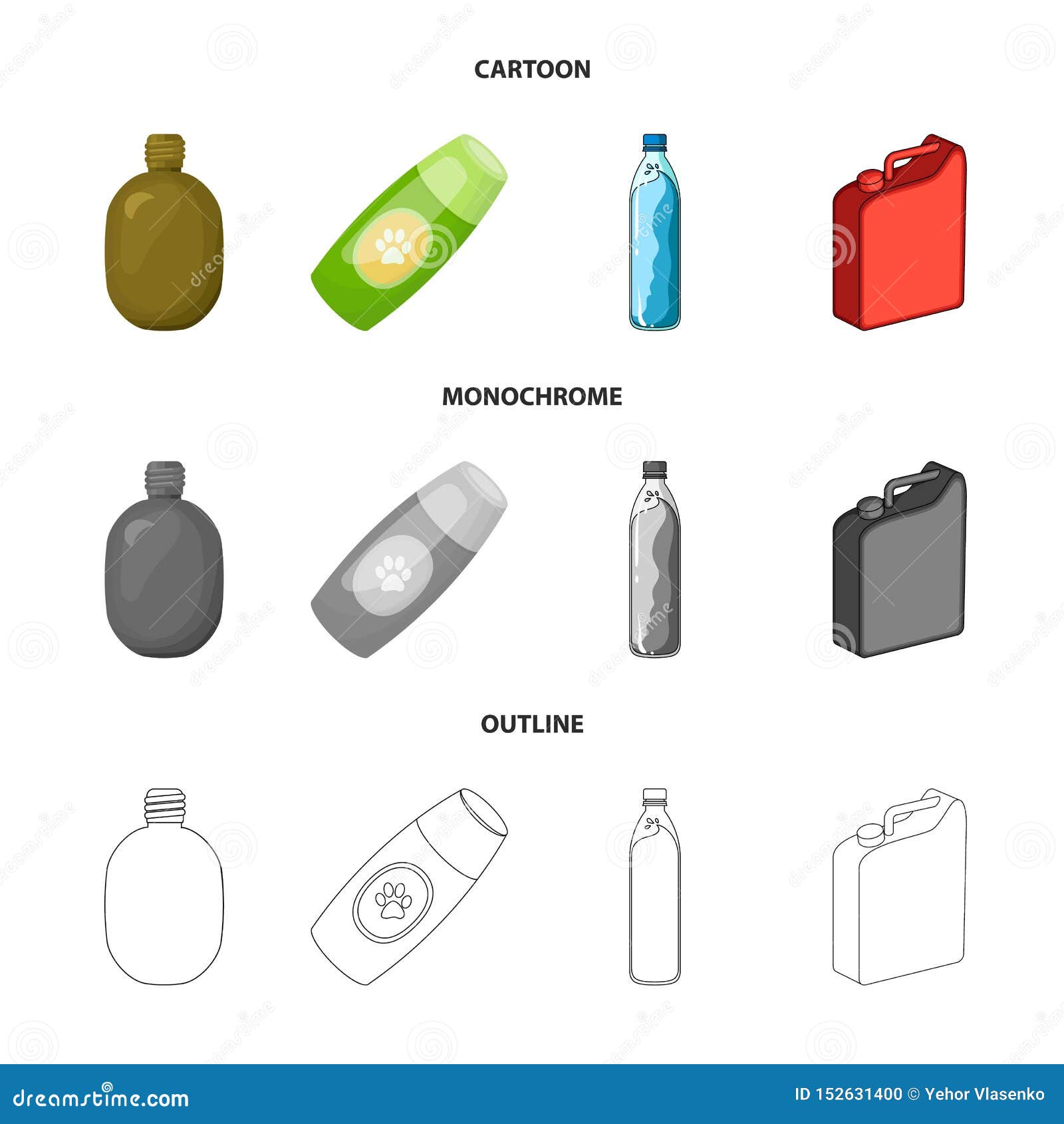 Vector Design of Plastic and Container Logo. Collection of Plastic and ...