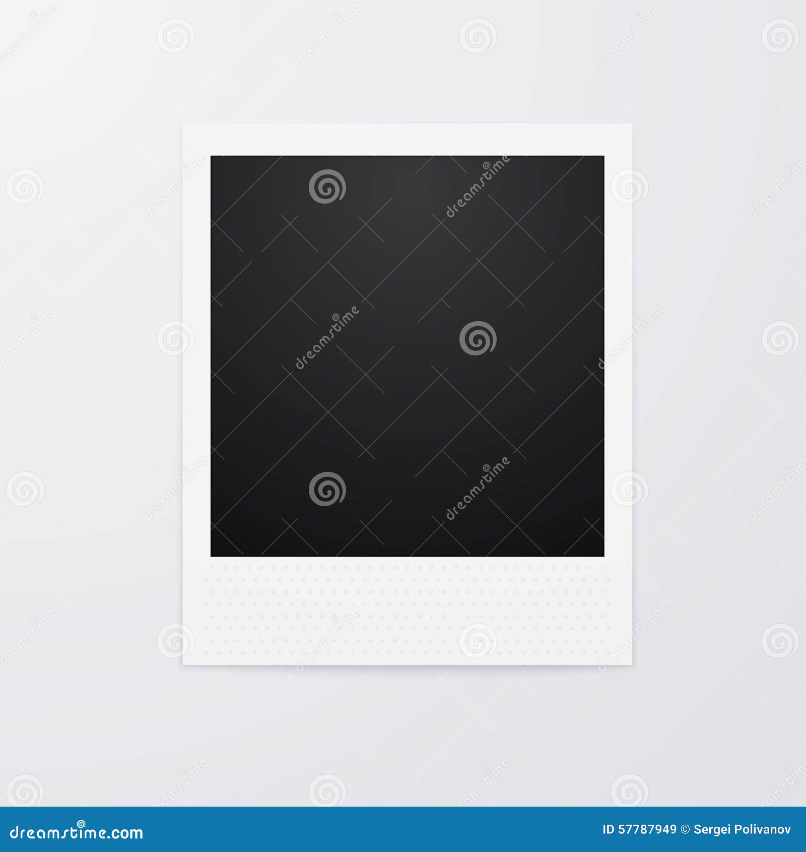 Vector Illustration of a Polaroid Picture Stock Vector - Illustration ...