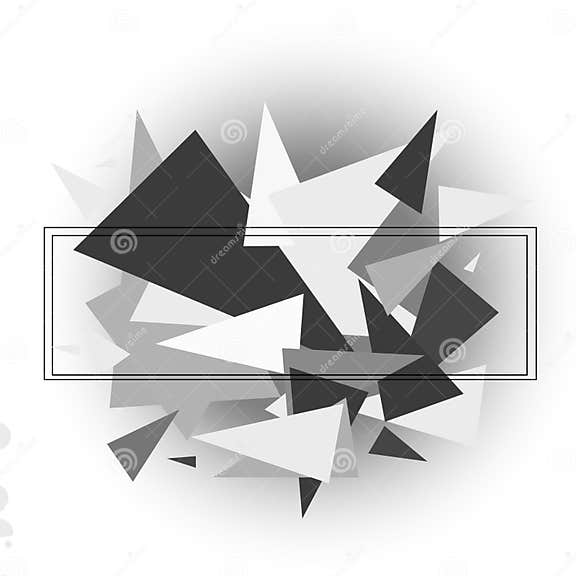 Vector Illustration.Polygon Geometry Background. Abstract Polygonal ...