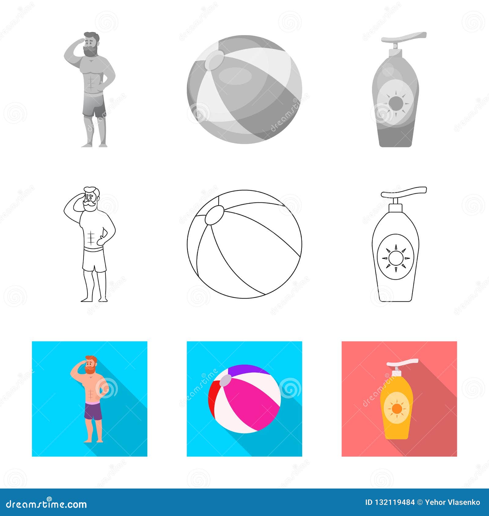 Vector Design of Pool and Swimming Icon. Collection of Pool and ...