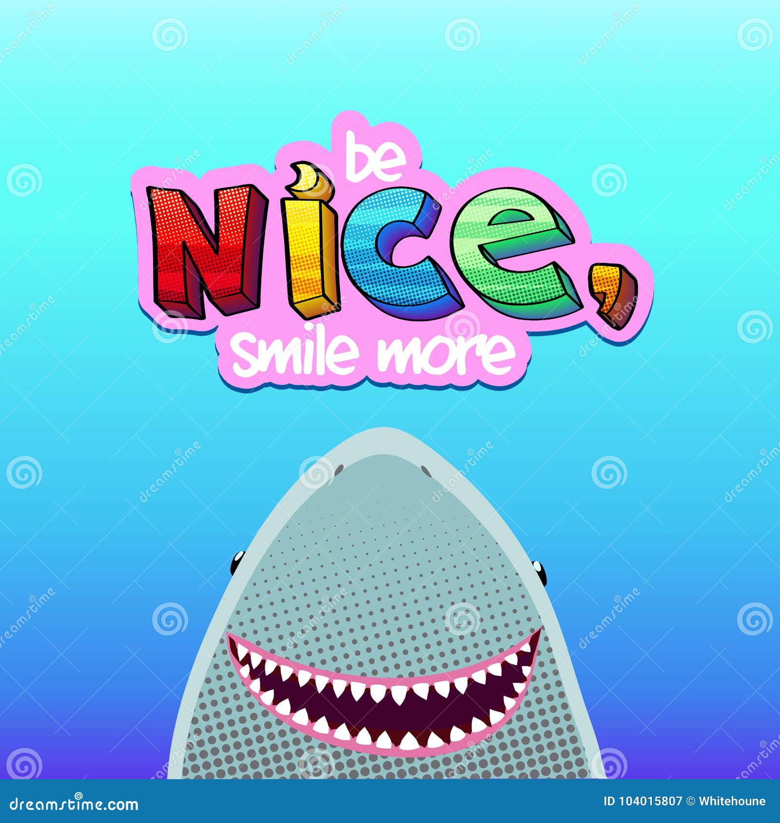 Be Nice sticker stock vector. Illustration of dynamics - 104015807