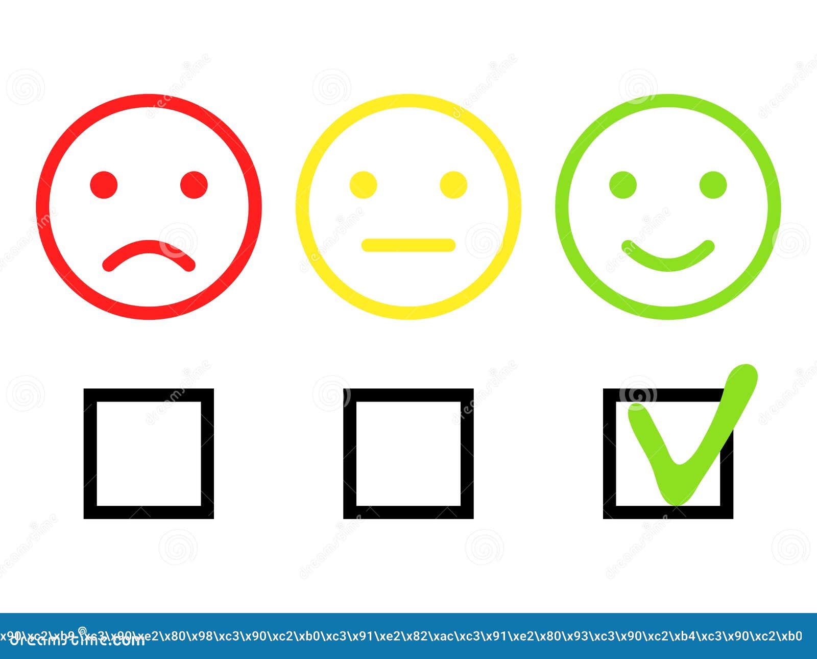 Vector Illustration of Positive and Negative Feedback Stock Vector ...