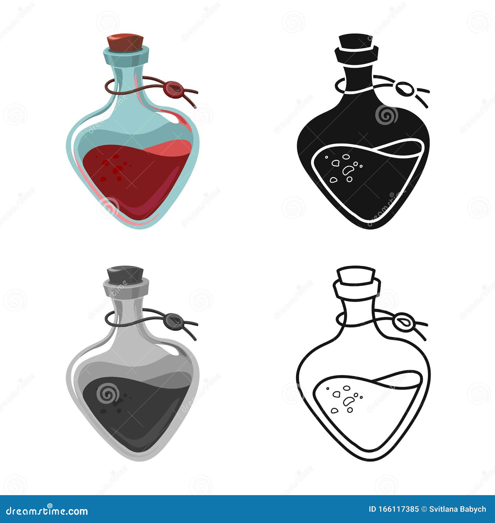 Vector Illustration of Potion and Elixir Icon. Graphic of Potion and ...