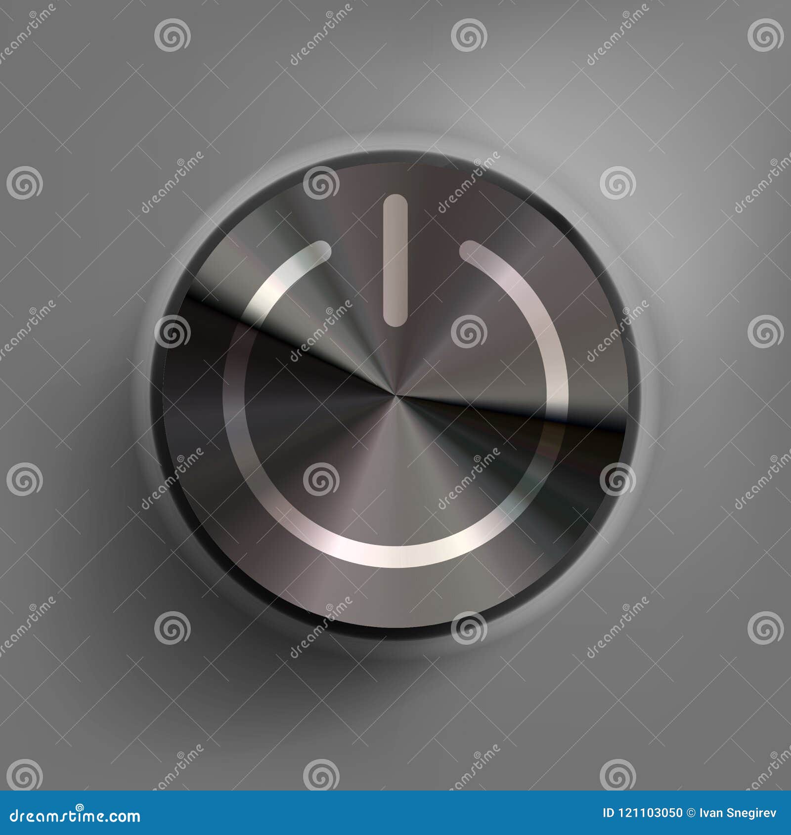 Vector Illustration Power Button. EPS 10 Stock Vector - Illustration of ...