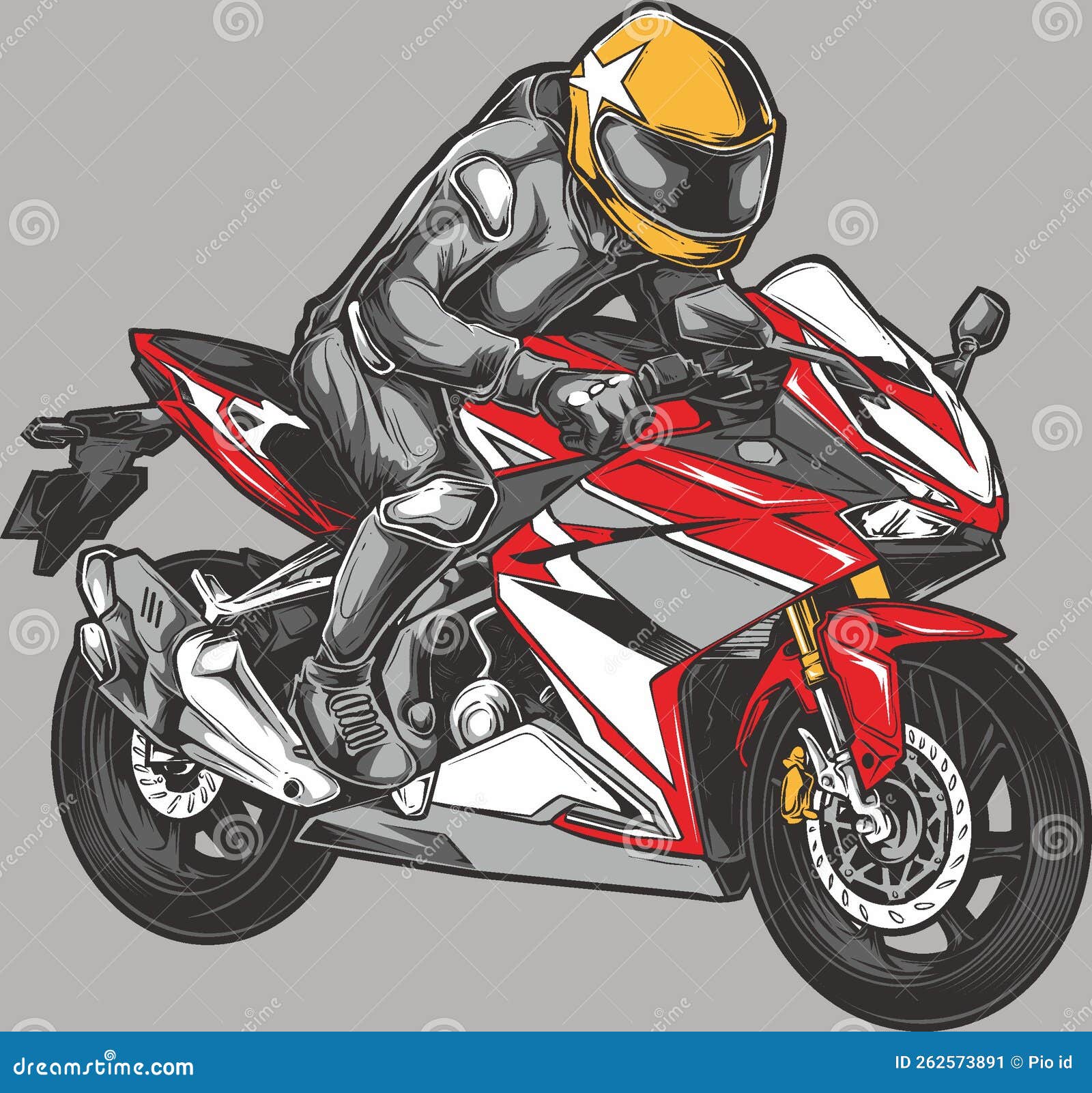 Gp Racing Team Vector Illustration DOWNLOAD 1 Stock Vector ...