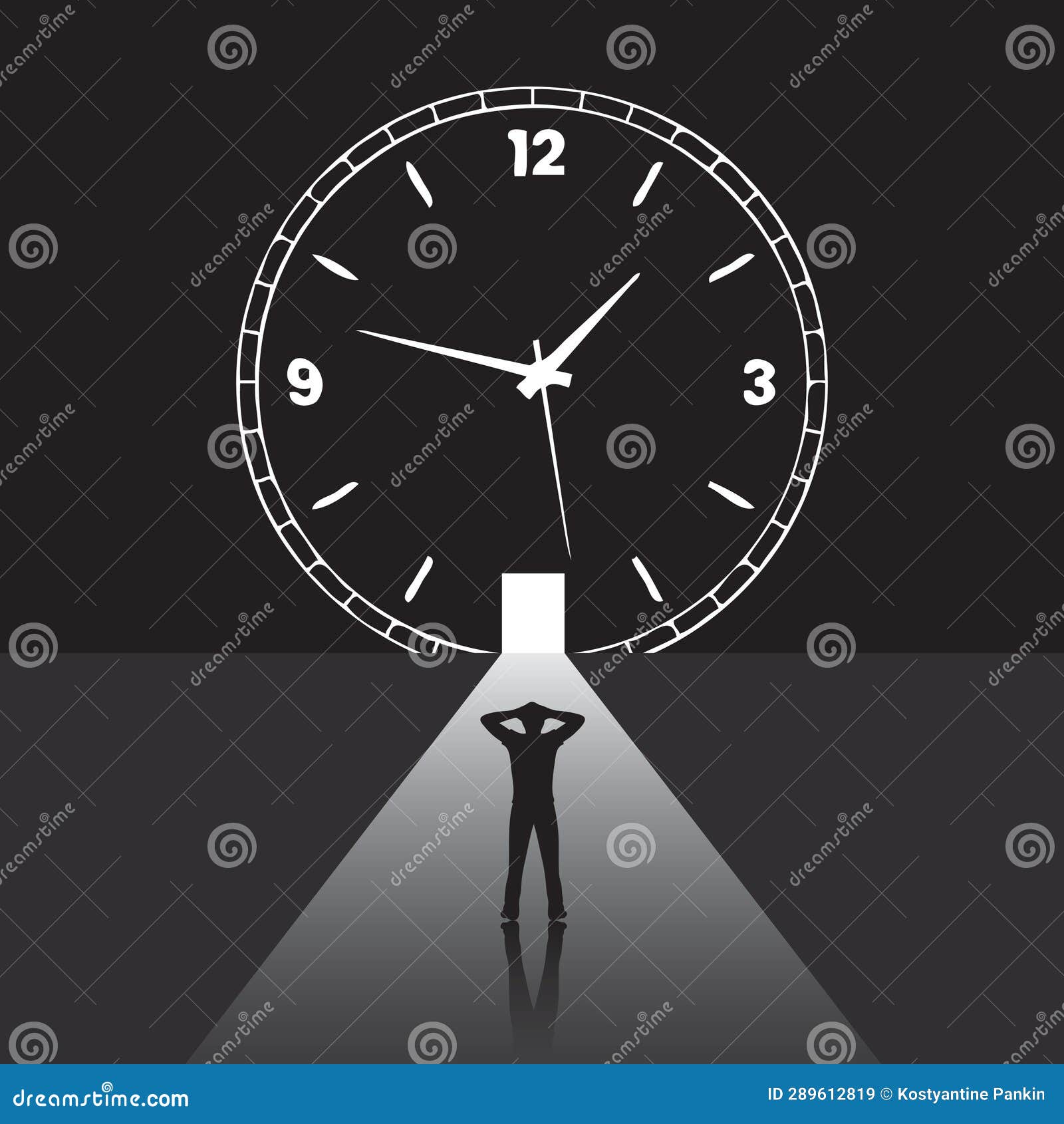 Vector Illustration of Procrastination Stock Vector - Illustration of ...