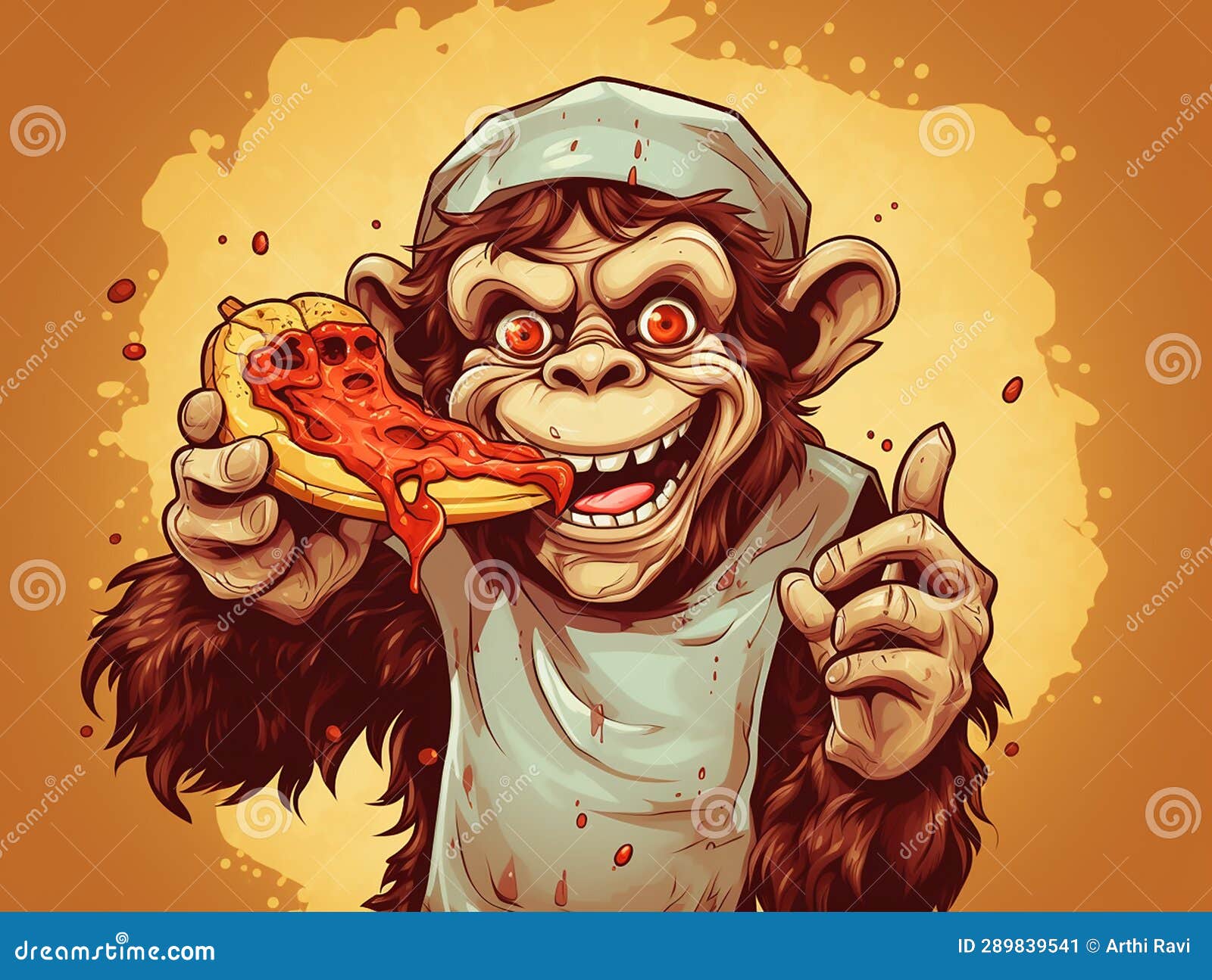 A Mischievous Monkey Orchestrates A Grand Heist In The Jungle, AI ...