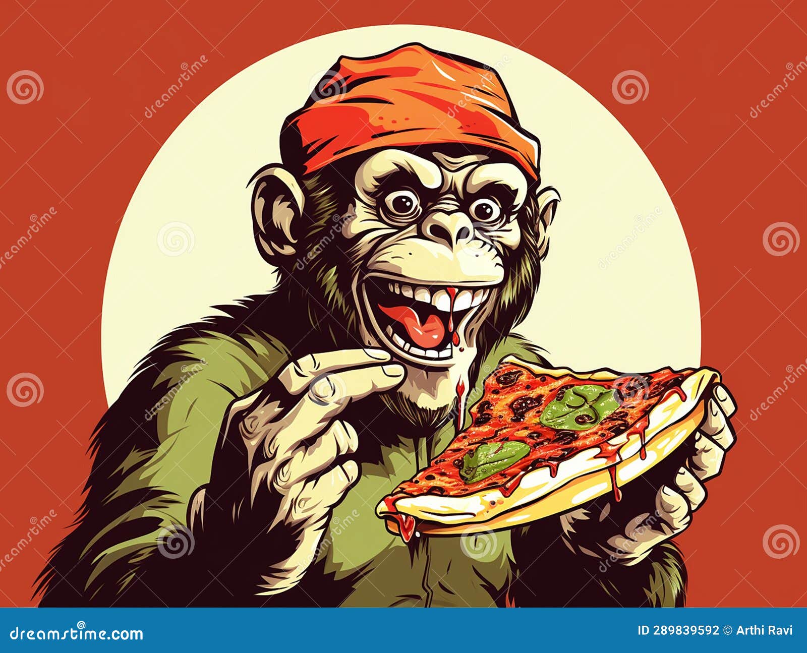 A Mischievous Monkey Orchestrates A Grand Heist In The Jungle, AI ...