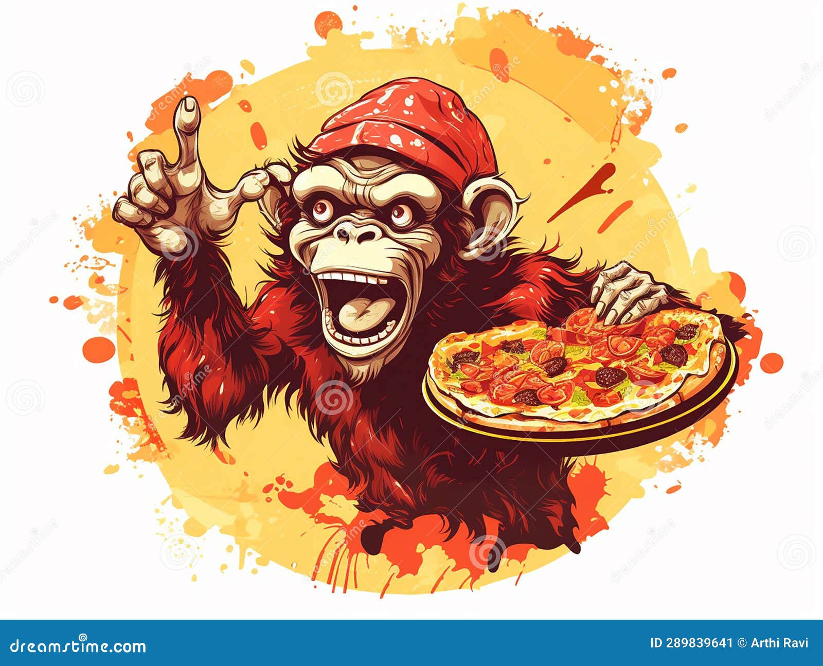 A Mischievous Monkey Orchestrates A Grand Heist In The Jungle, AI ...