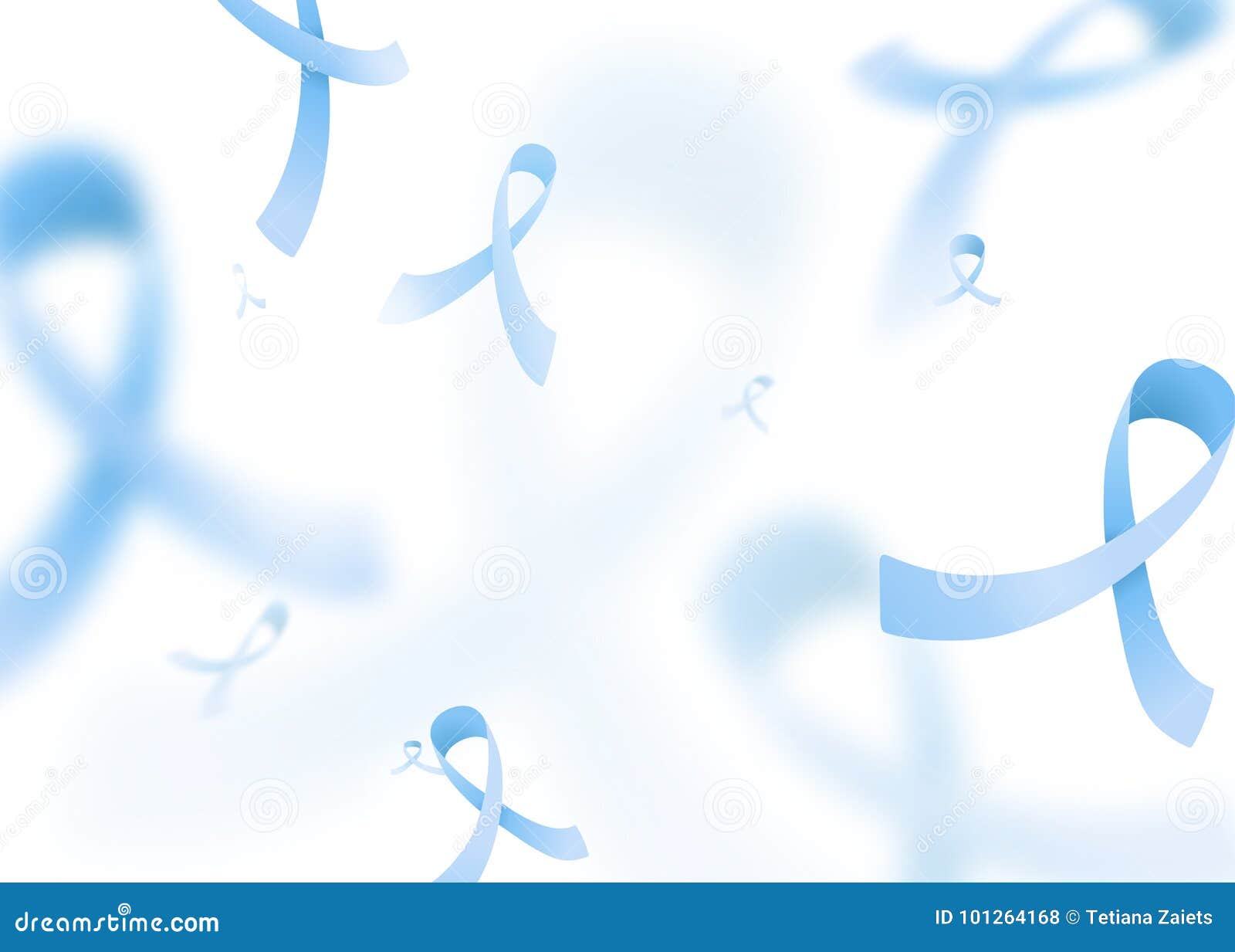 Vector Illustration of Prostate Cancer Background Stock Vector ...