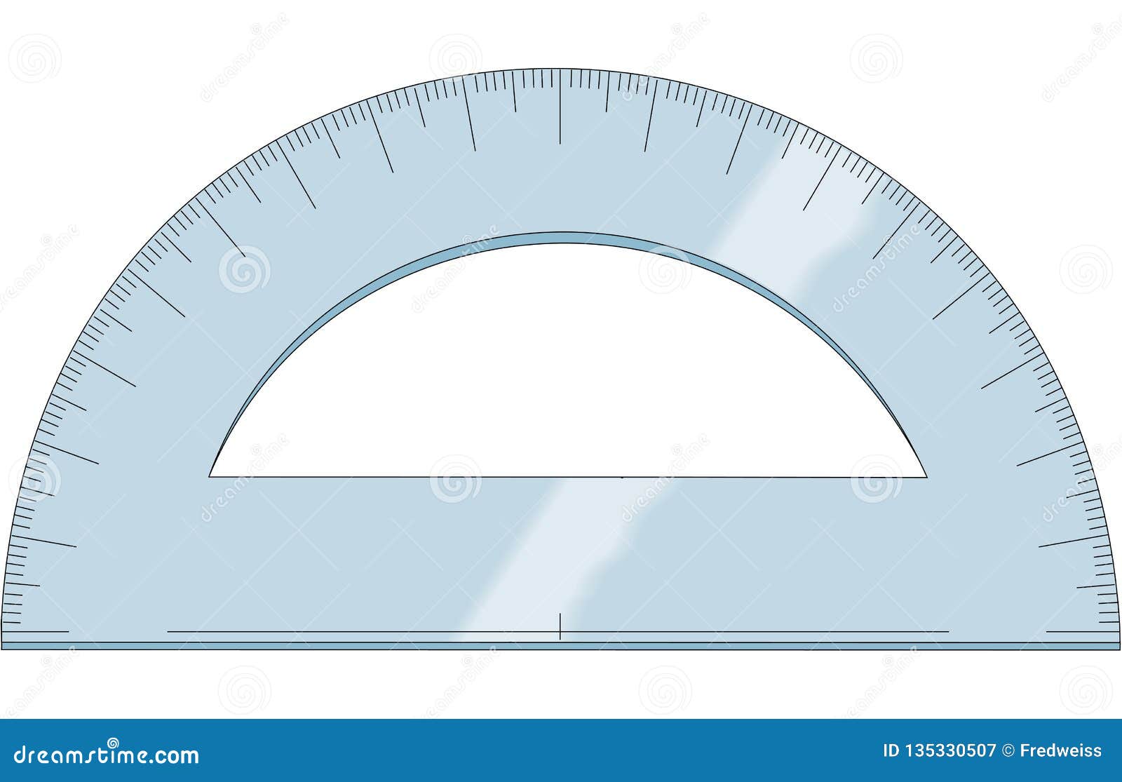 Protractor Vector Illustration Stock Vector - Illustration of ...