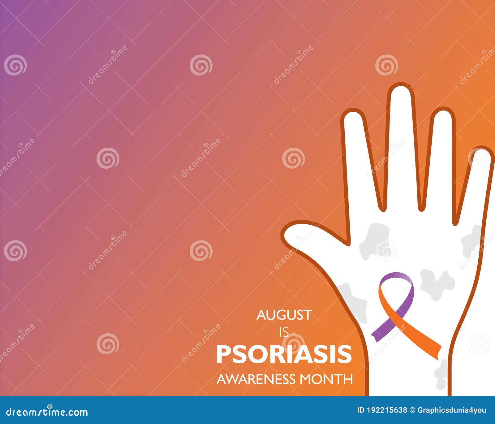 Psoriasis Awareness Month. Psoriasis Action Month. Support, Celebration ...