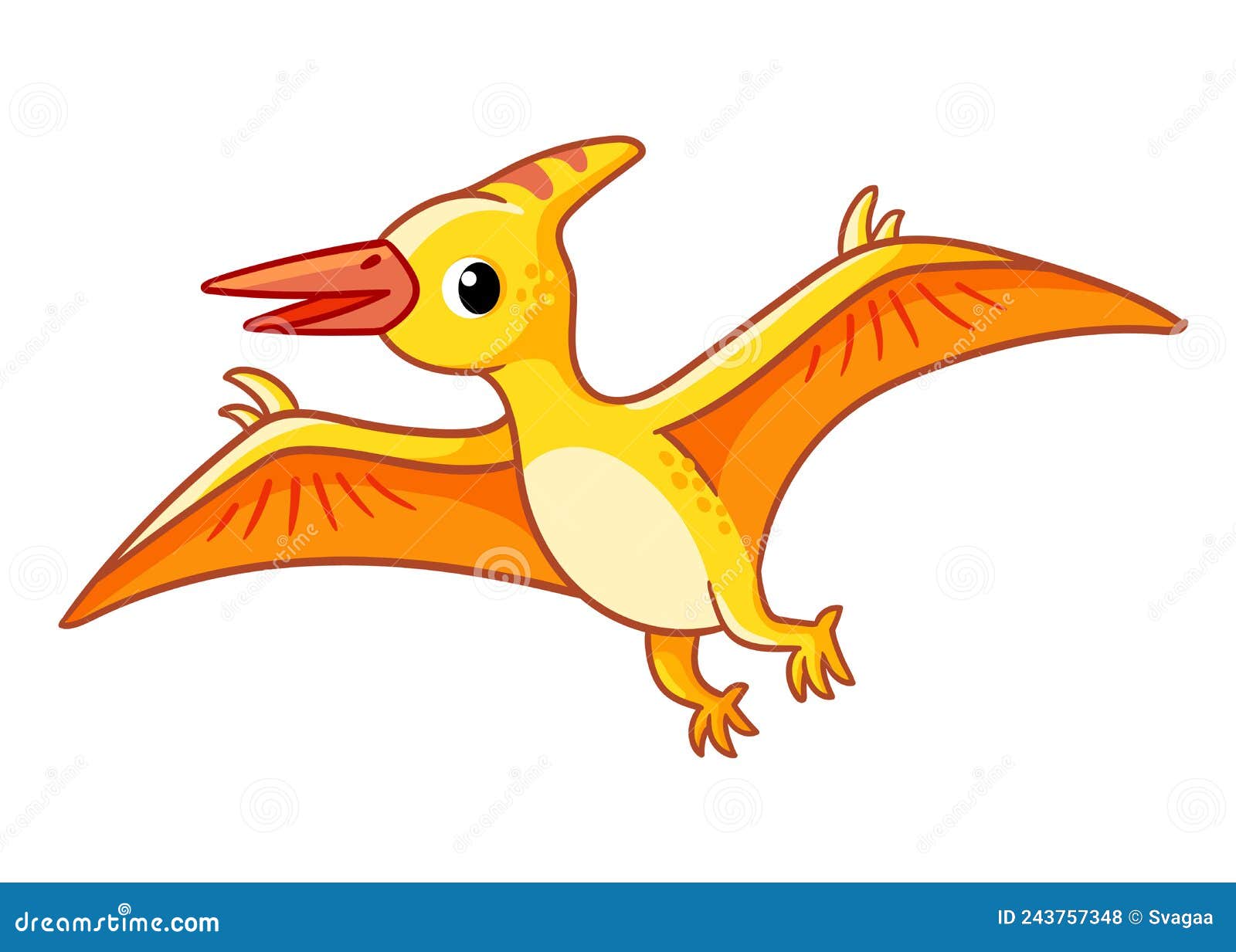 Pteranodon Pterodactyl Vector Silhouette | CartoonDealer.com #149314280