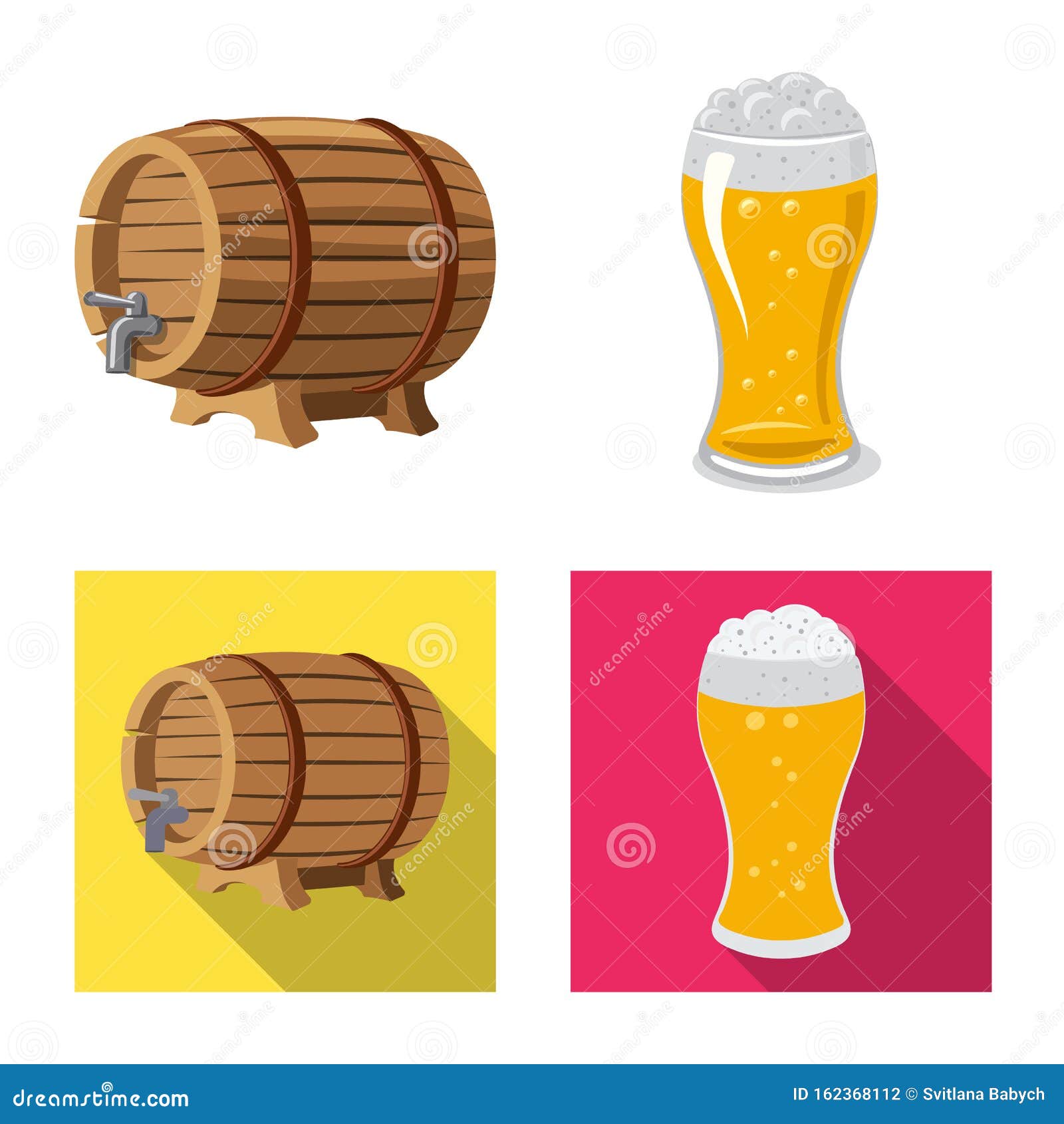 Vector Illustration of Pub and Bar Icon. Collection of Pub and Interior ...