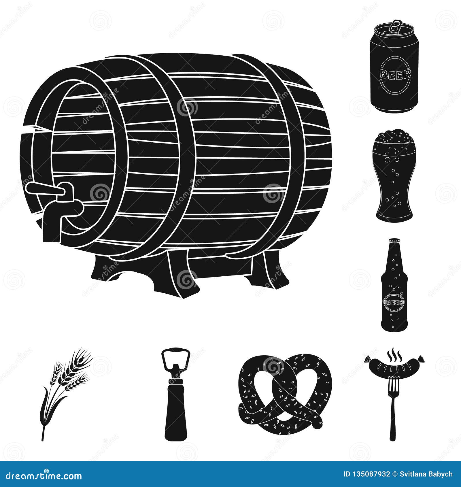 Vector Design of Pub and Bar Symbol. Collection of Pub and Interior ...