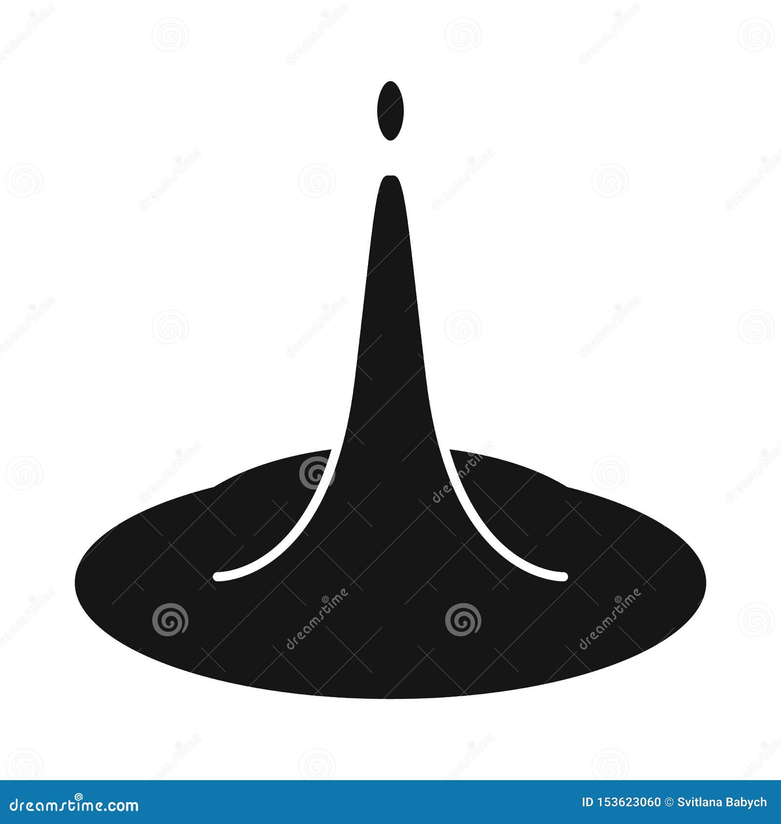 Vector Design of Puddle and Milk Icon. Set of Puddle and Drip Stock ...