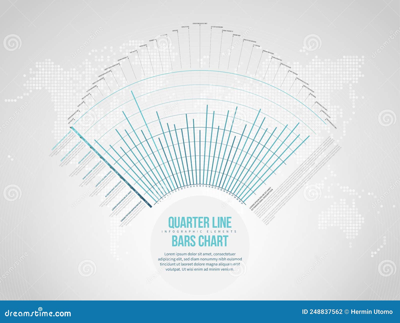 Quarter Pie Chart Vector Icon On White Background. Flat Vector Quarter ...