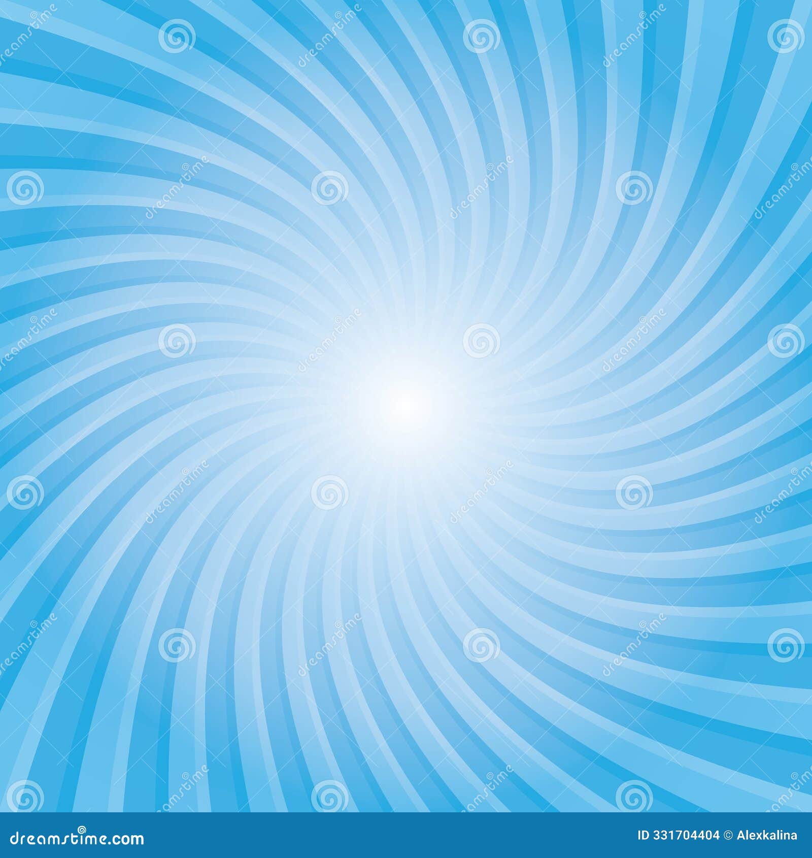 Vector Illustration with Radiant Cloud Sky Background and Twist Effect ...