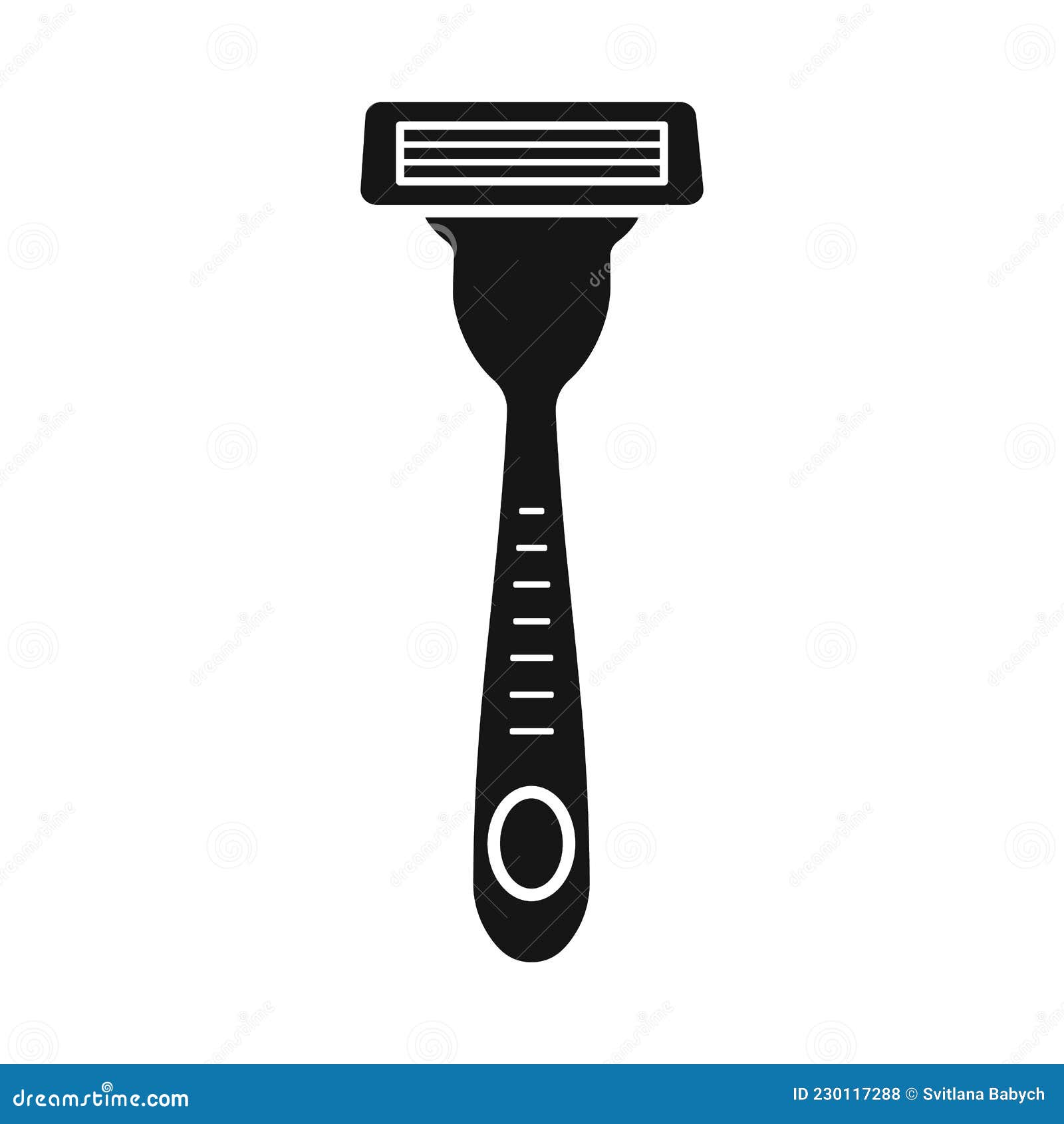 Vector Design of Razor and Tools Sign. Set of Razor and Blade Stock ...