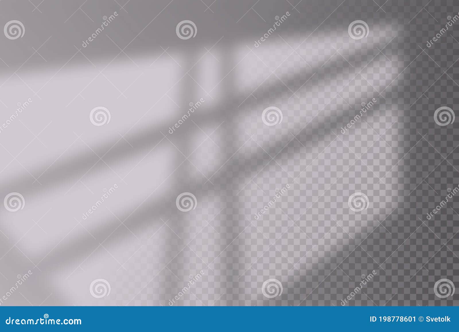 Vector Illustration of Realistic Shadow Overlay Effect. Blurred ...